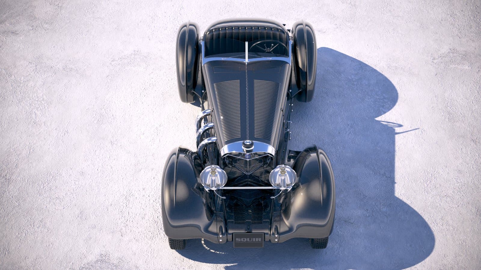 Mercedes-Benz 710 SSK Trossi Roadster 1930 Bonneville 3D Model by SQUIR