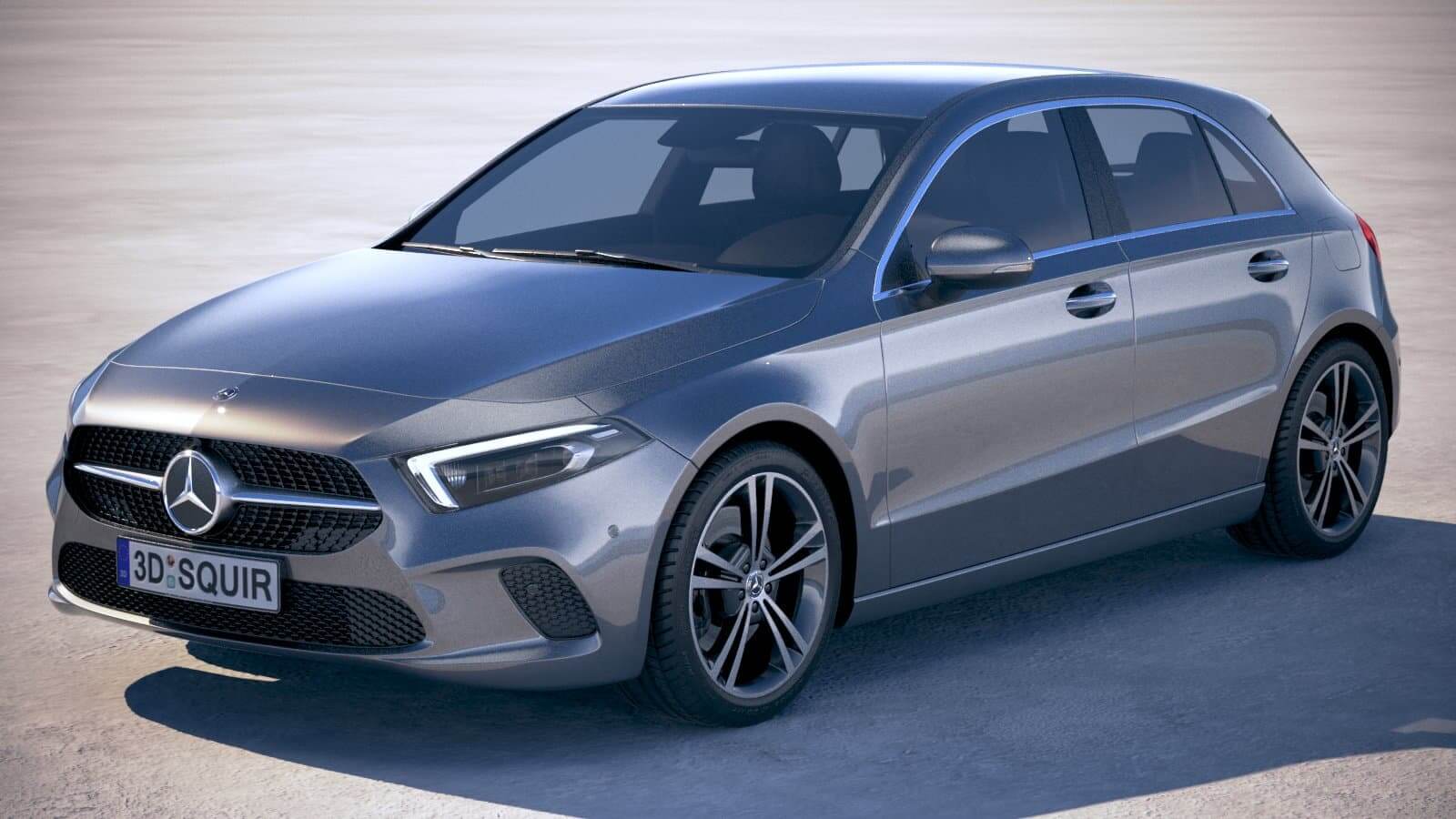 Mercedes-Benz A-Class 2019 3D Model by SQUIR