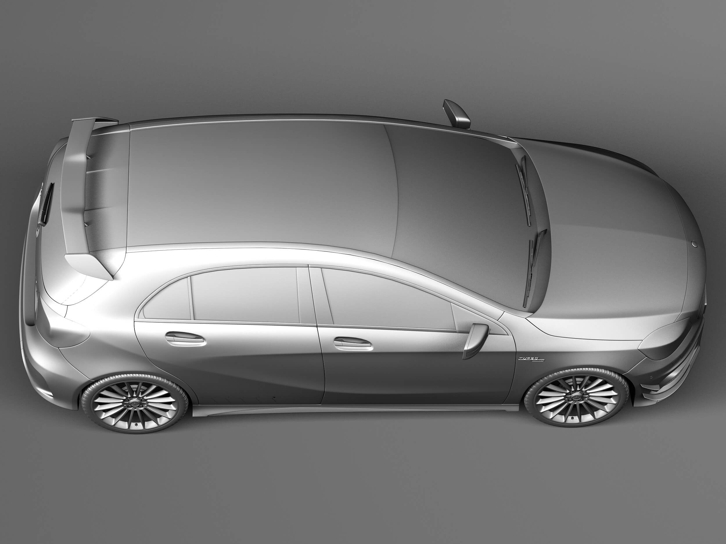 Mercedes-Benz A45 AMG Edition 1 2014 3D Model by SQUIR