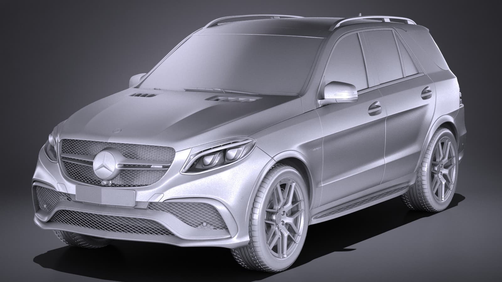 Mercedes-Benz AMG Gle63S Wagon 2017 3D Model by SQUIR