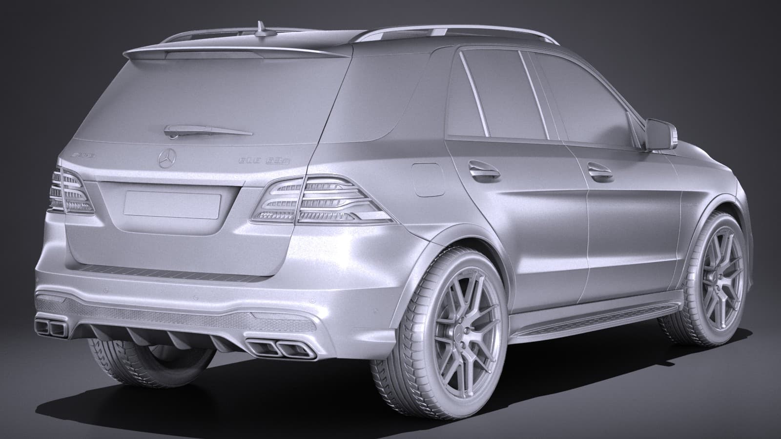 Mercedes-Benz AMG Gle63S Wagon 2017 3D Model by SQUIR