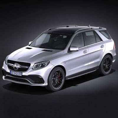 Mercedes-Benz AMG Gle63S Wagon 2017 3D Model by SQUIR