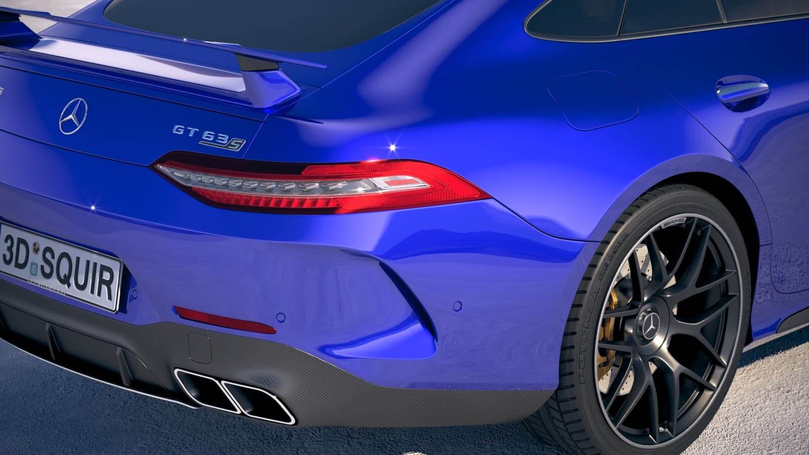 Mercedes-Benz AMG GT63 2019 3D Model by SQUIR