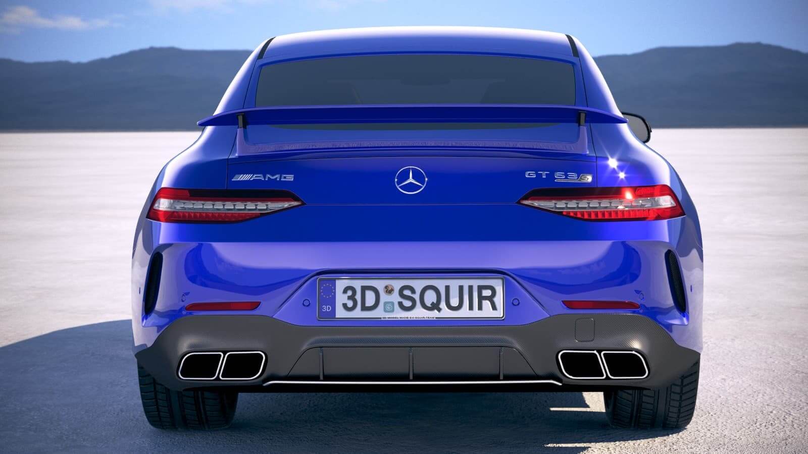 Mercedes-Benz AMG GT63 2019 3D Model by SQUIR