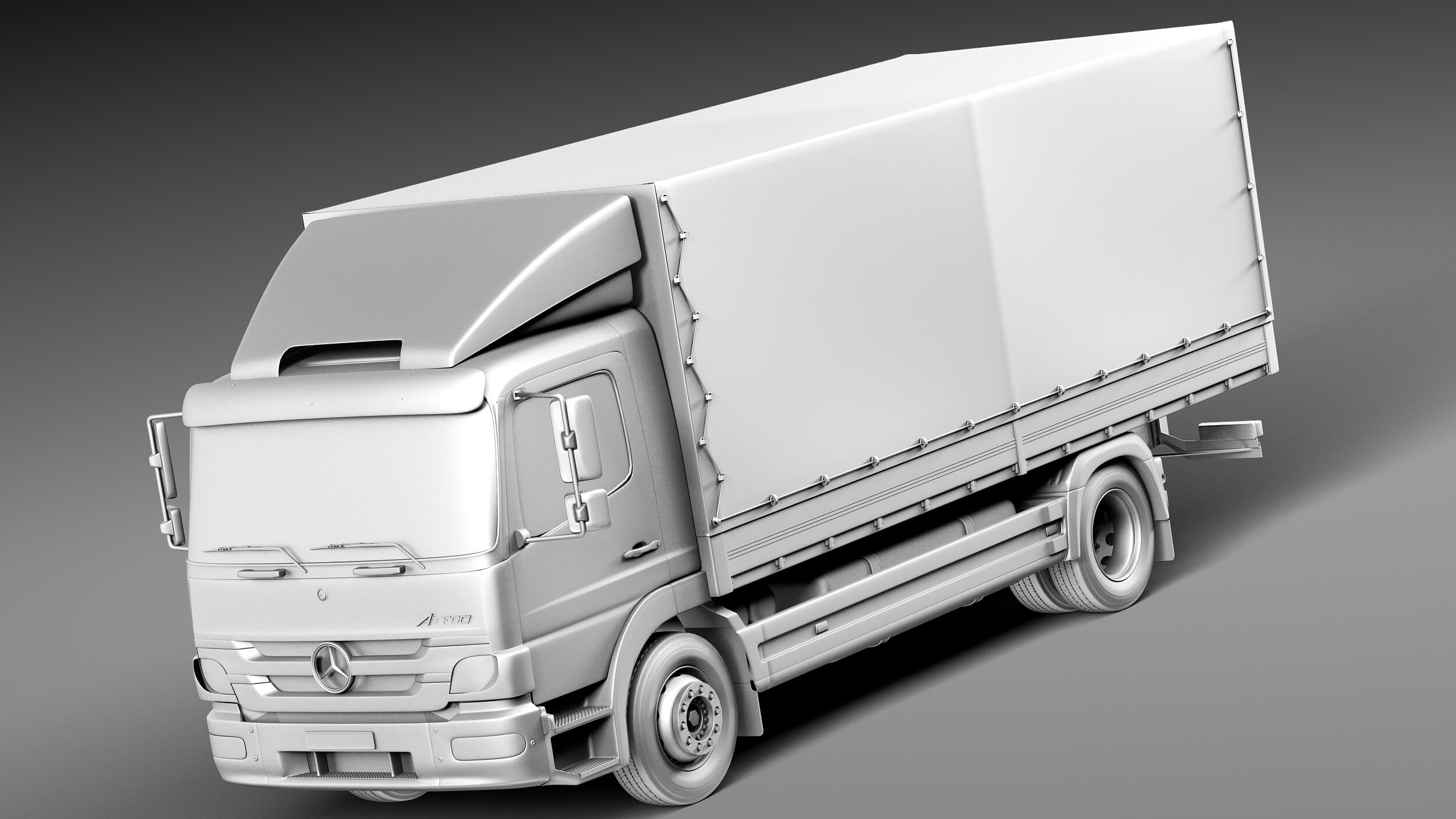 Mercedes Atego 2013 - 3D Model by SQUIR