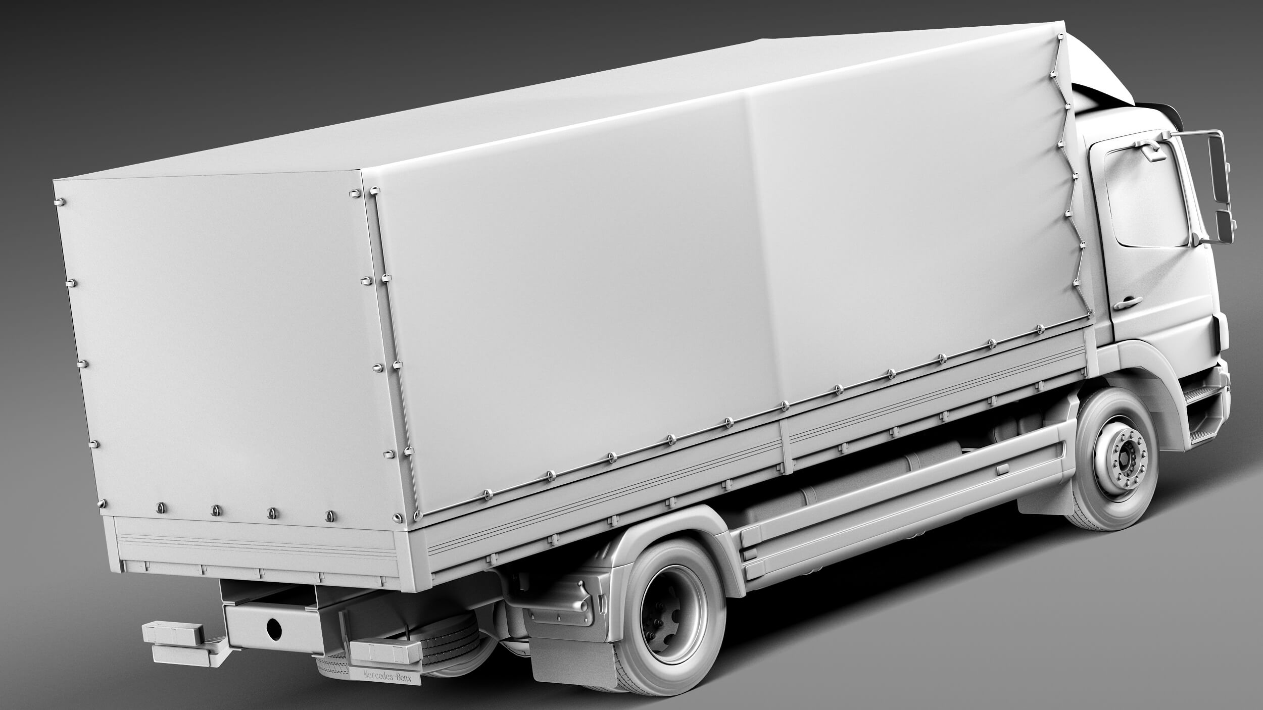 Mercedes Atego 2013 - 3D Model by SQUIR