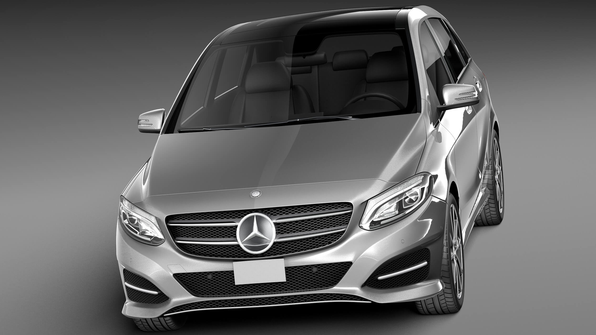 Mercedes-Benz B-Class 2015 3D Model by SQUIR
