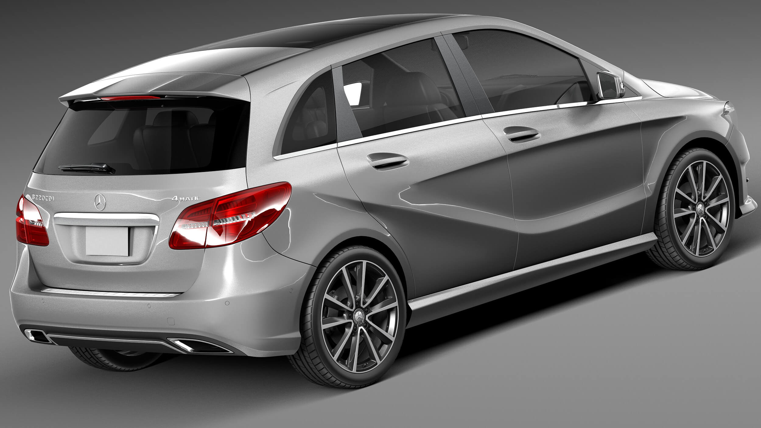 Mercedes-Benz B-Class 2015 3D Model by SQUIR