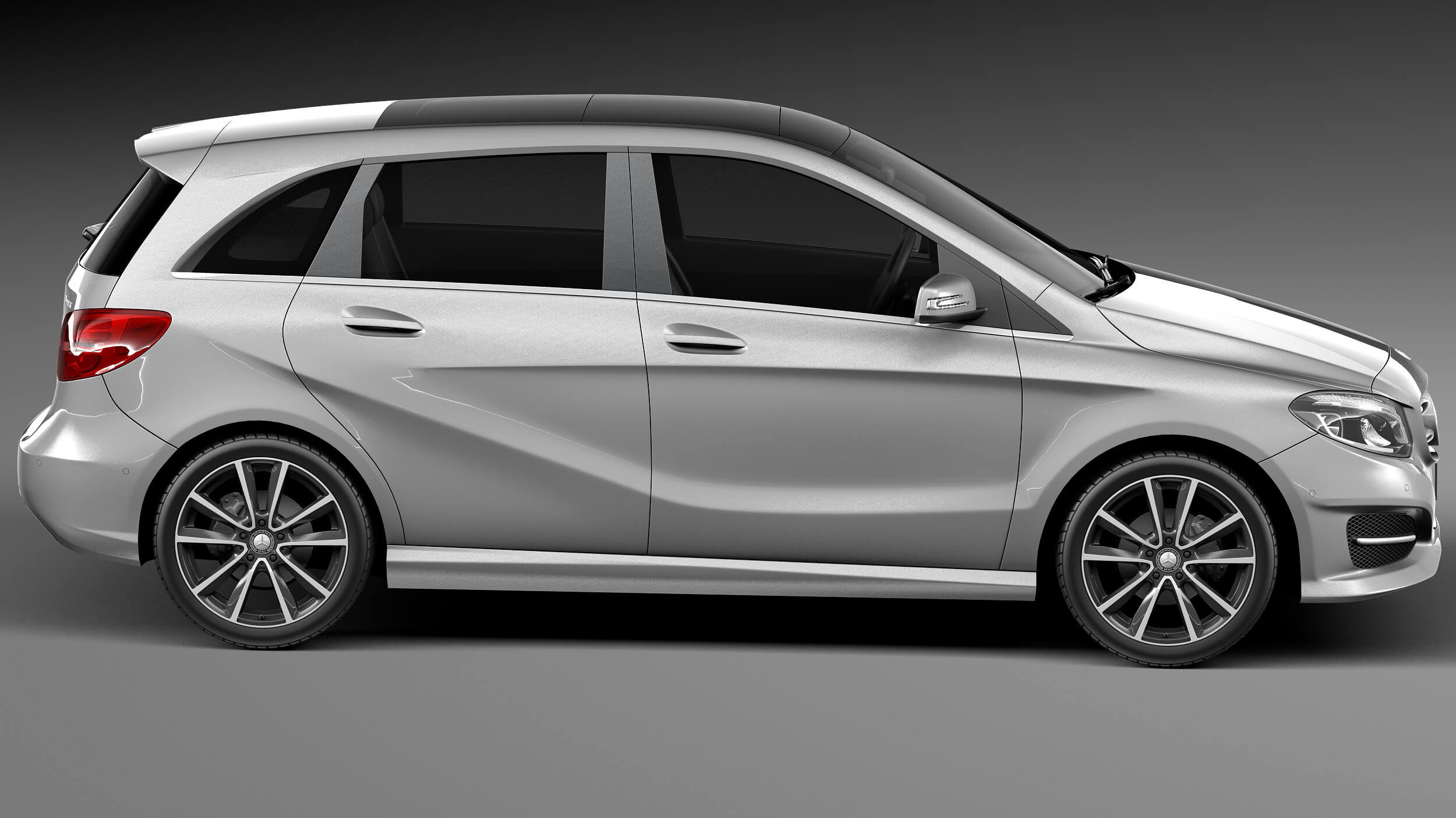 Mercedes-Benz B-Class 2015 3D Model by SQUIR