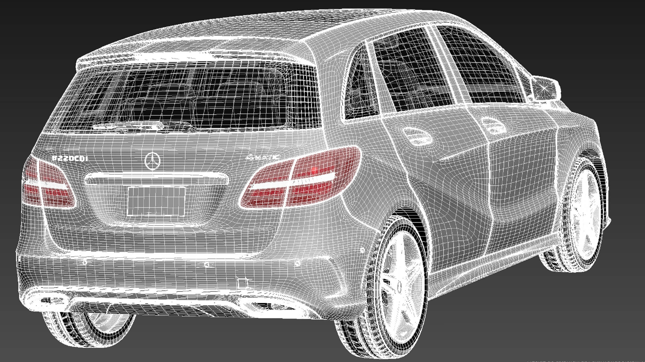 Mercedes-Benz B-Class AMG 2015 3D Model by SQUIR