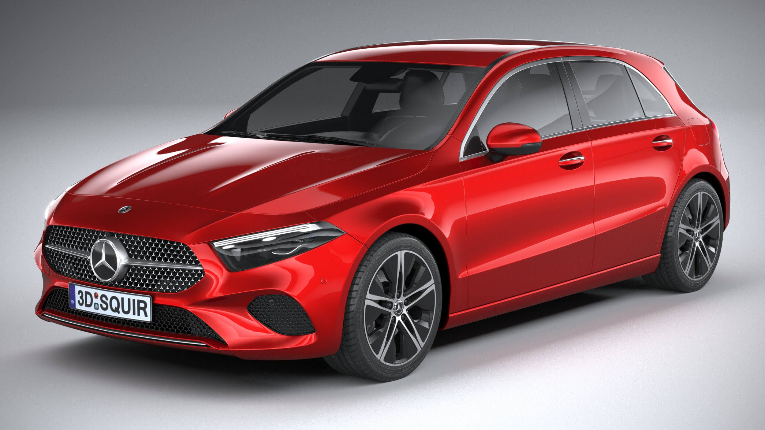 Mercedes-Benz A-Class Regular 2023 3D Model by SQUIR