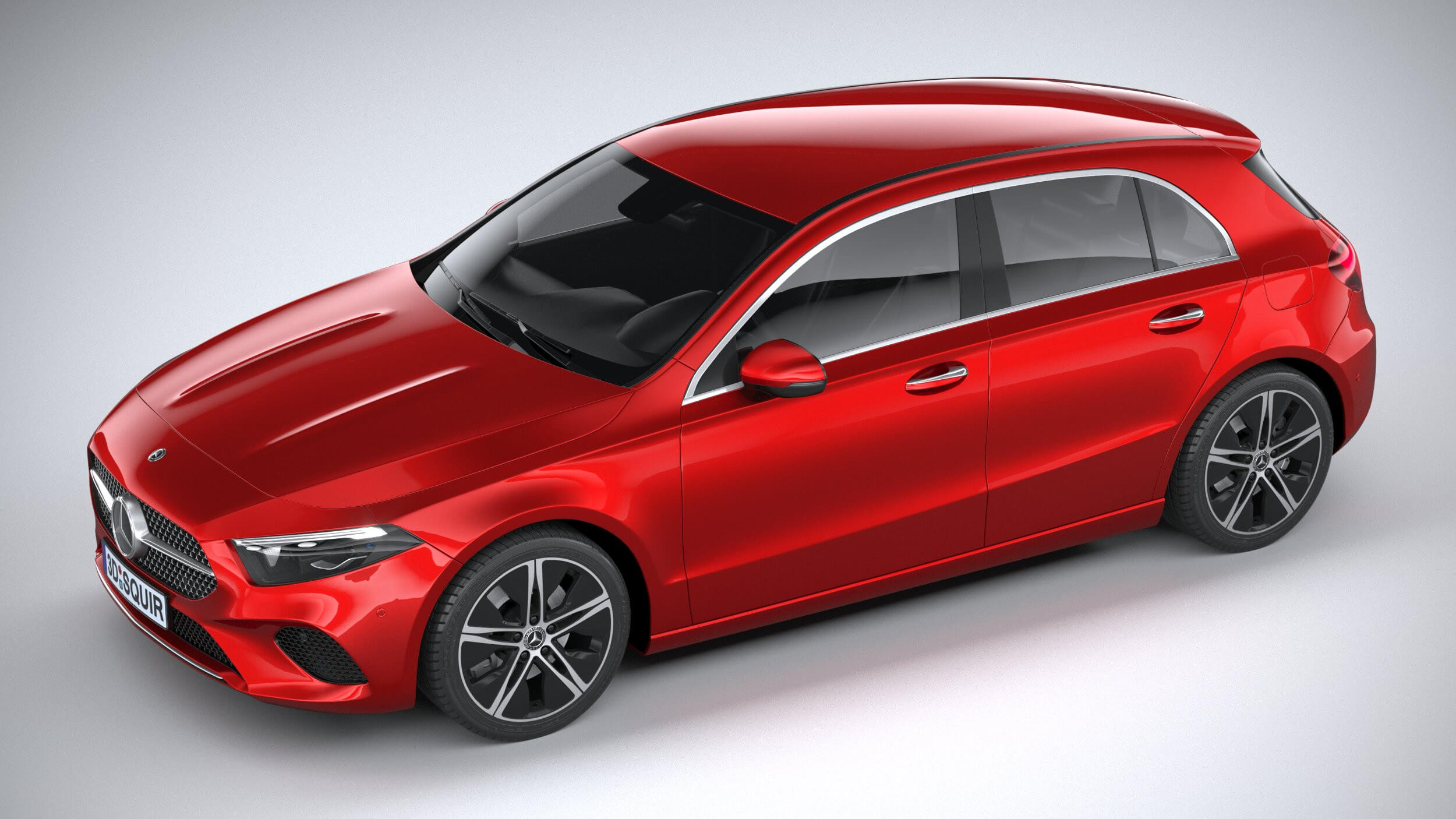 Mercedes-Benz A-Class Regular 2023 3D Model by SQUIR