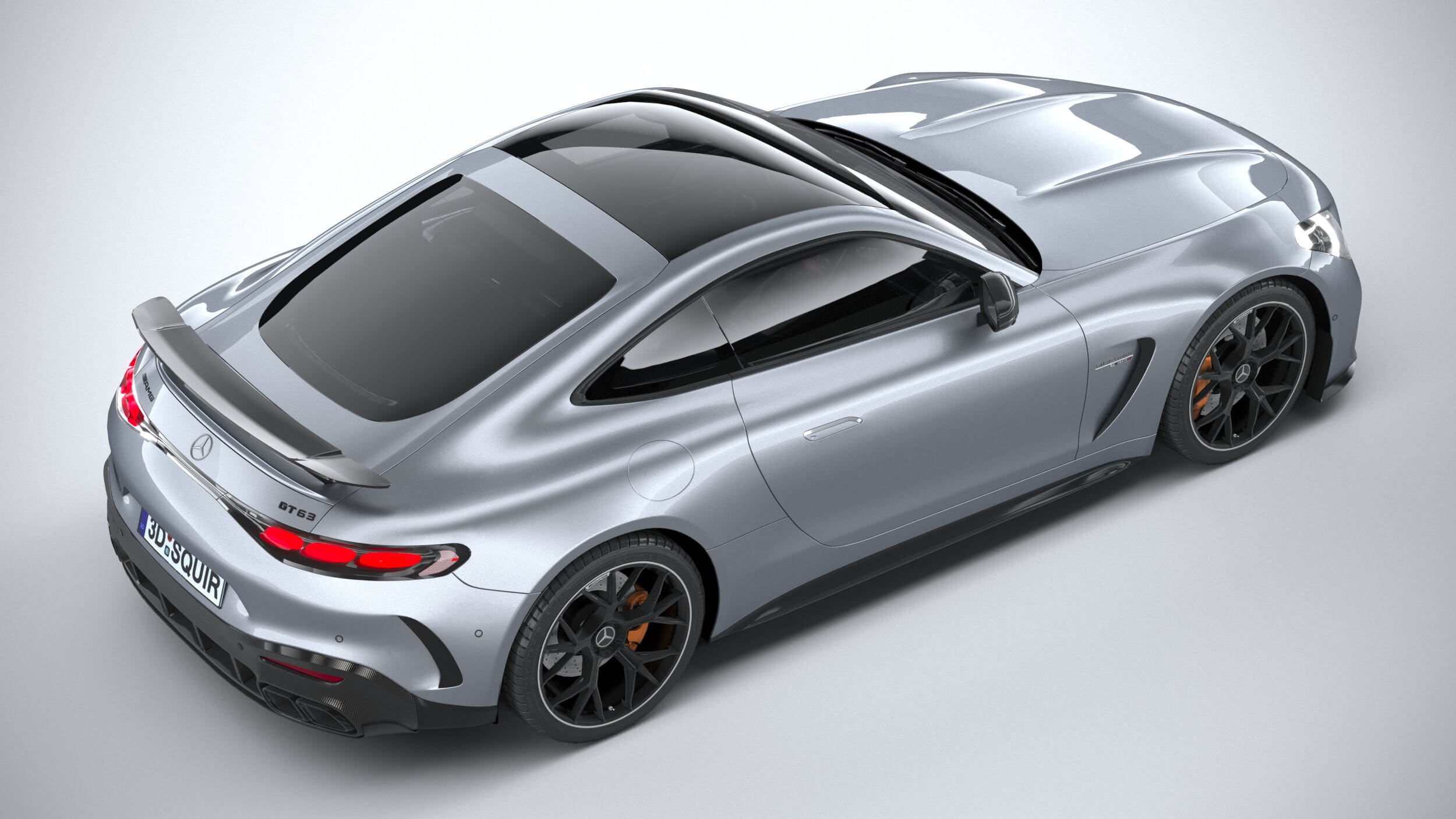 Mercedes-Benz AMG GT Coupe 2024 Low Poly 3D Model by SQUIR