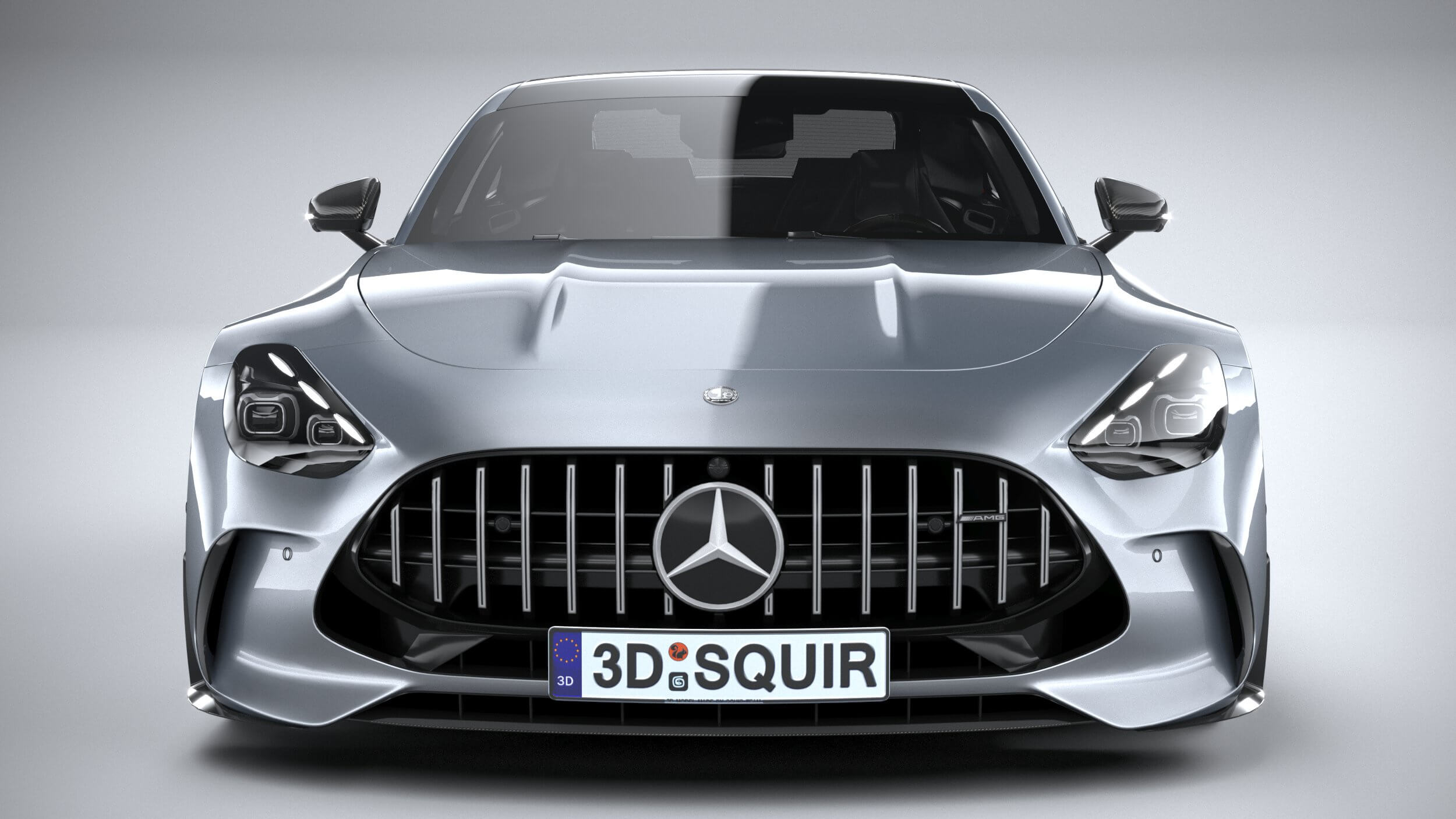 Mercedes-Benz AMG GT Coupe 2024 Low Poly 3D Model by SQUIR