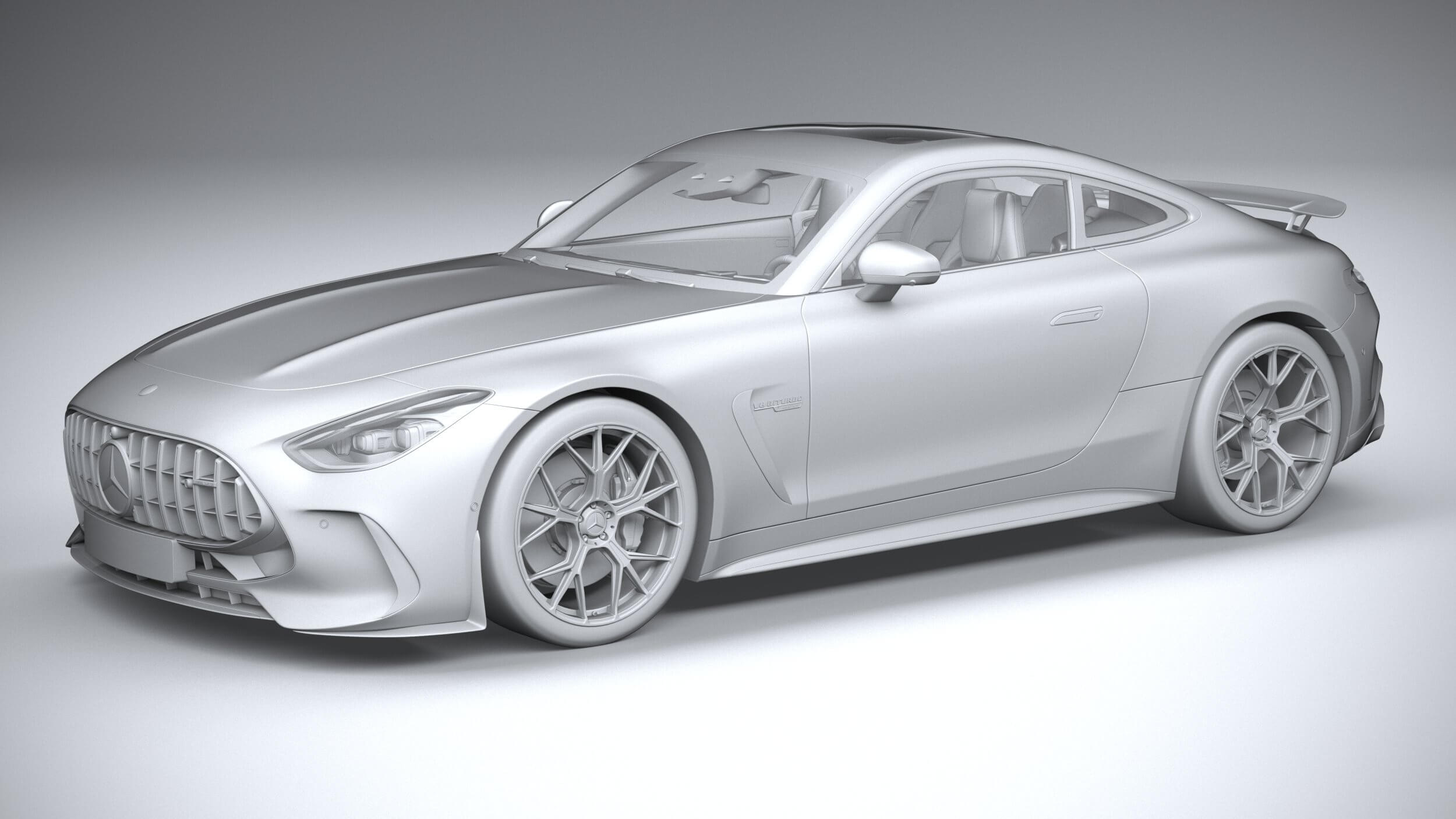 Mercedes-Benz AMG GT Coupe 2024 3D Model by SQUIR