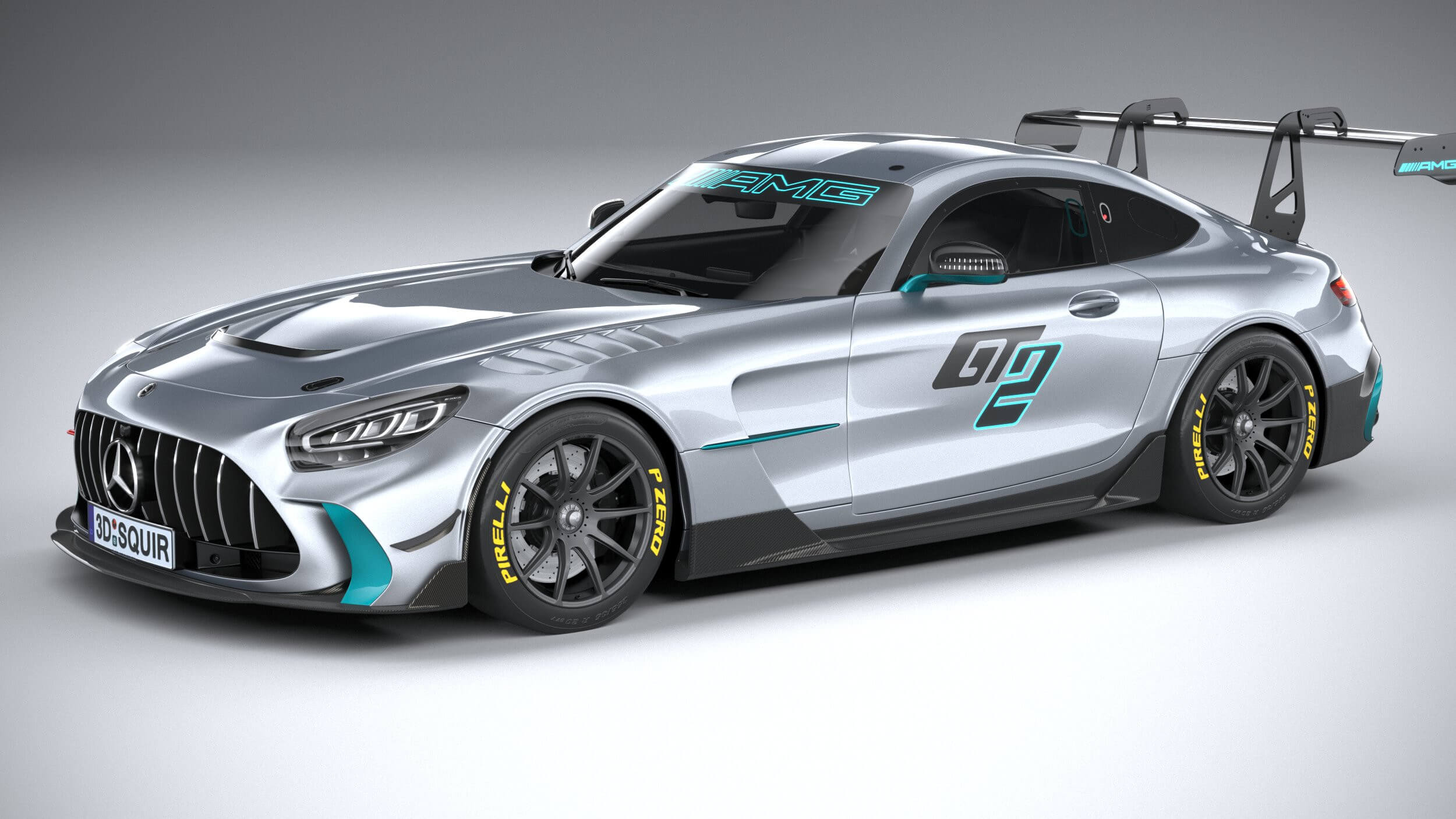 Mercedes-Benz AMG GT2 2023 3D Model by SQUIR