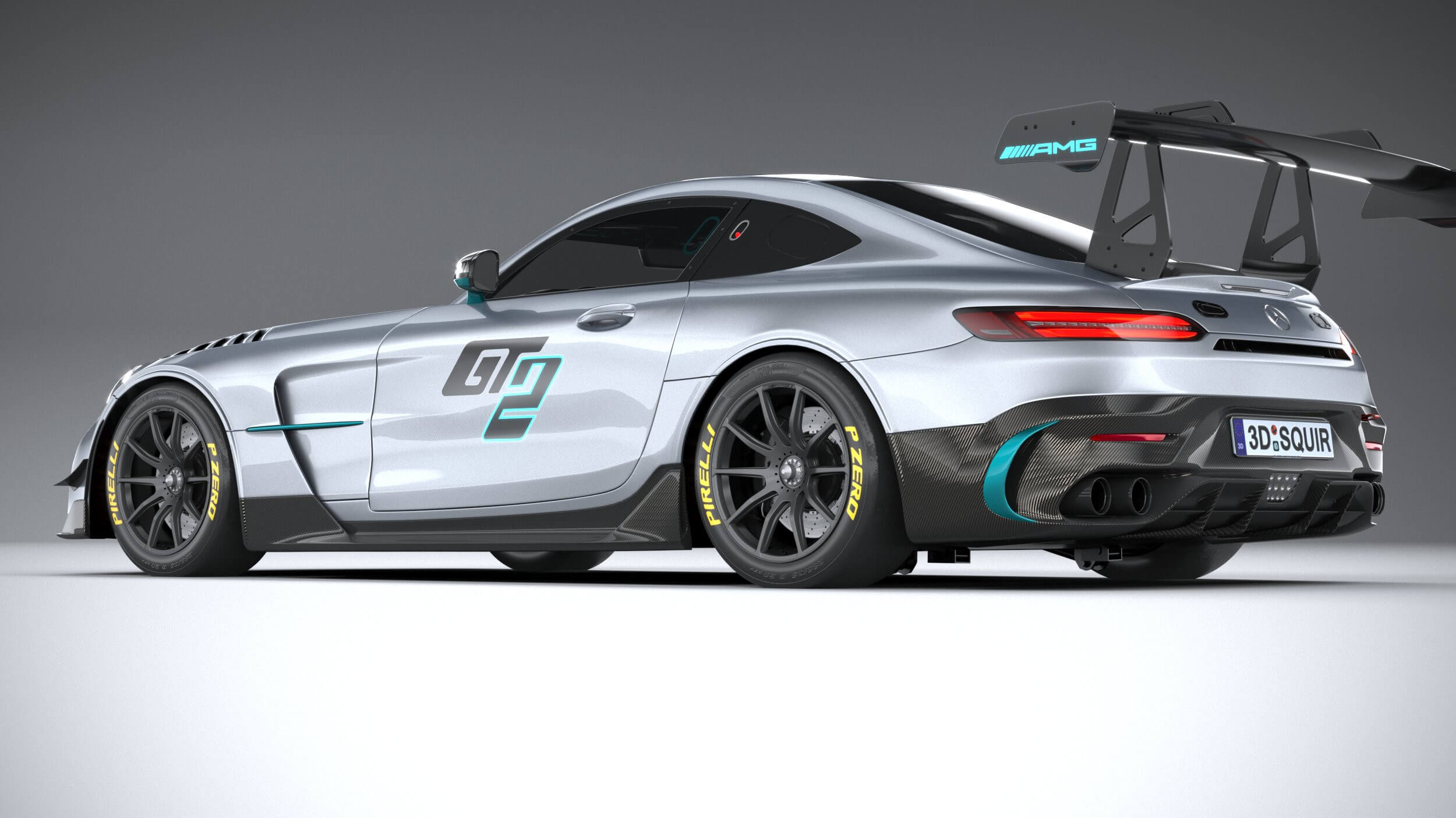 Mercedes-Benz AMG GT2 2023 3D Model by SQUIR