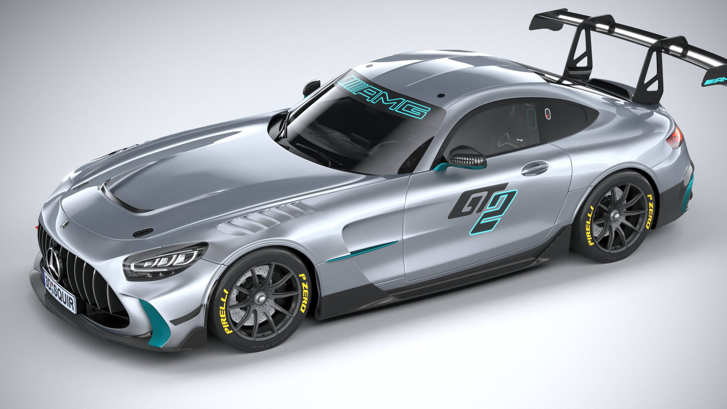 Mercedes-Benz AMG GT2 2023 3D Model by SQUIR