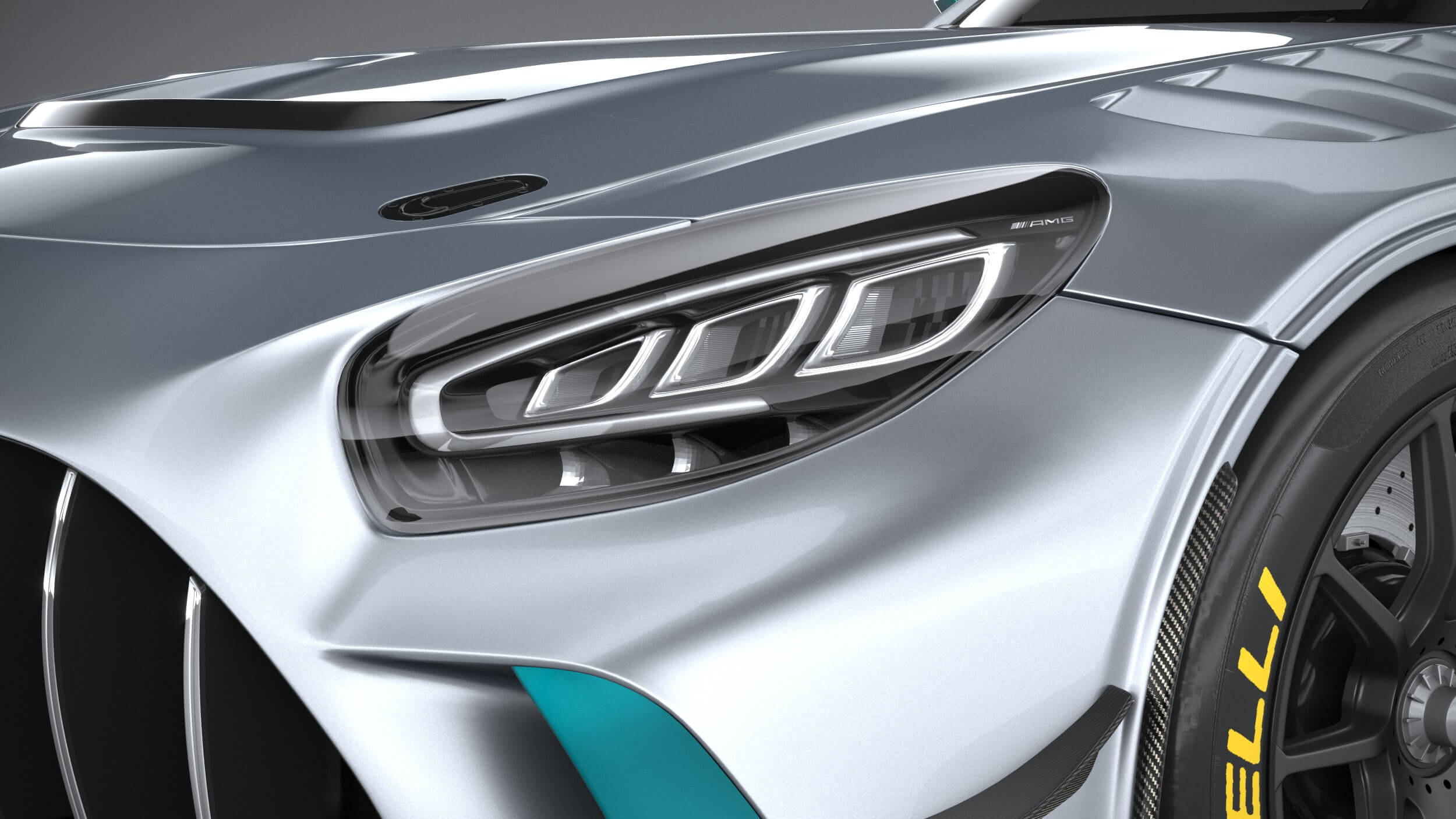 Mercedes-Benz AMG GT2 2023 3D Model by SQUIR