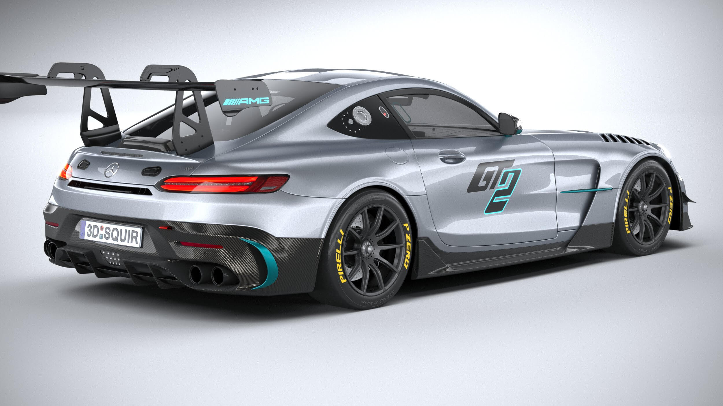 Mercedes-Benz AMG GT2 2023 3D Model by SQUIR