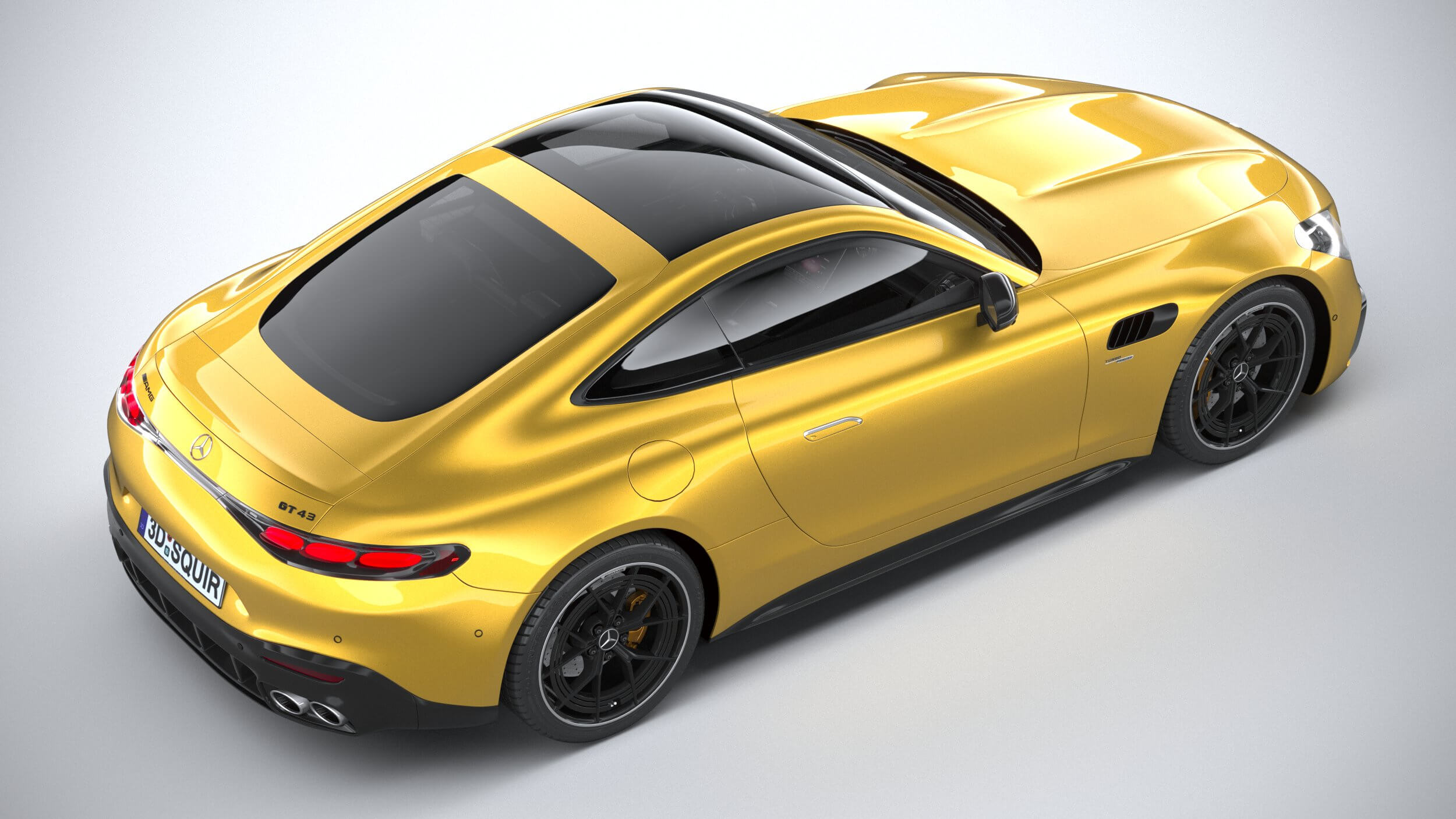 Mercedes-Benz AMG GT43 Coupe 2025 3D Model by SQUIR