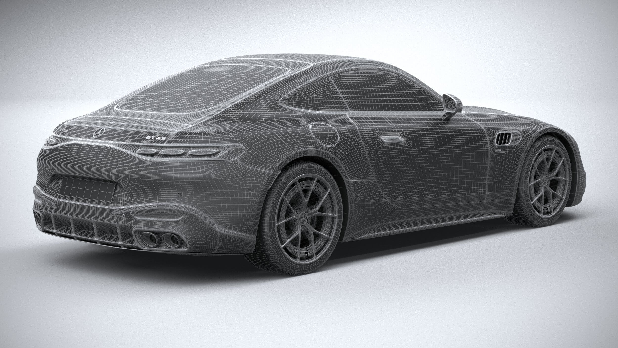 Mercedes-Benz AMG GT43 Coupe 2025 3D Model by SQUIR