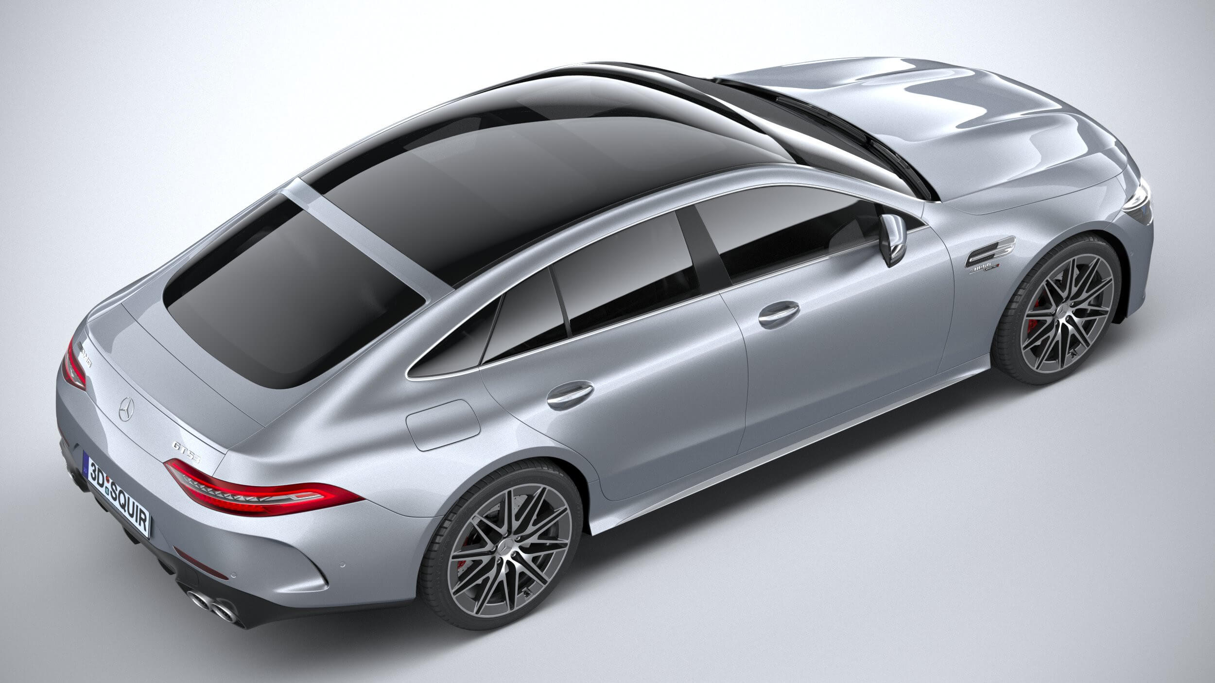 Mercedes-Benz AMG GT53 2023 Regular 3D Model by SQUIR