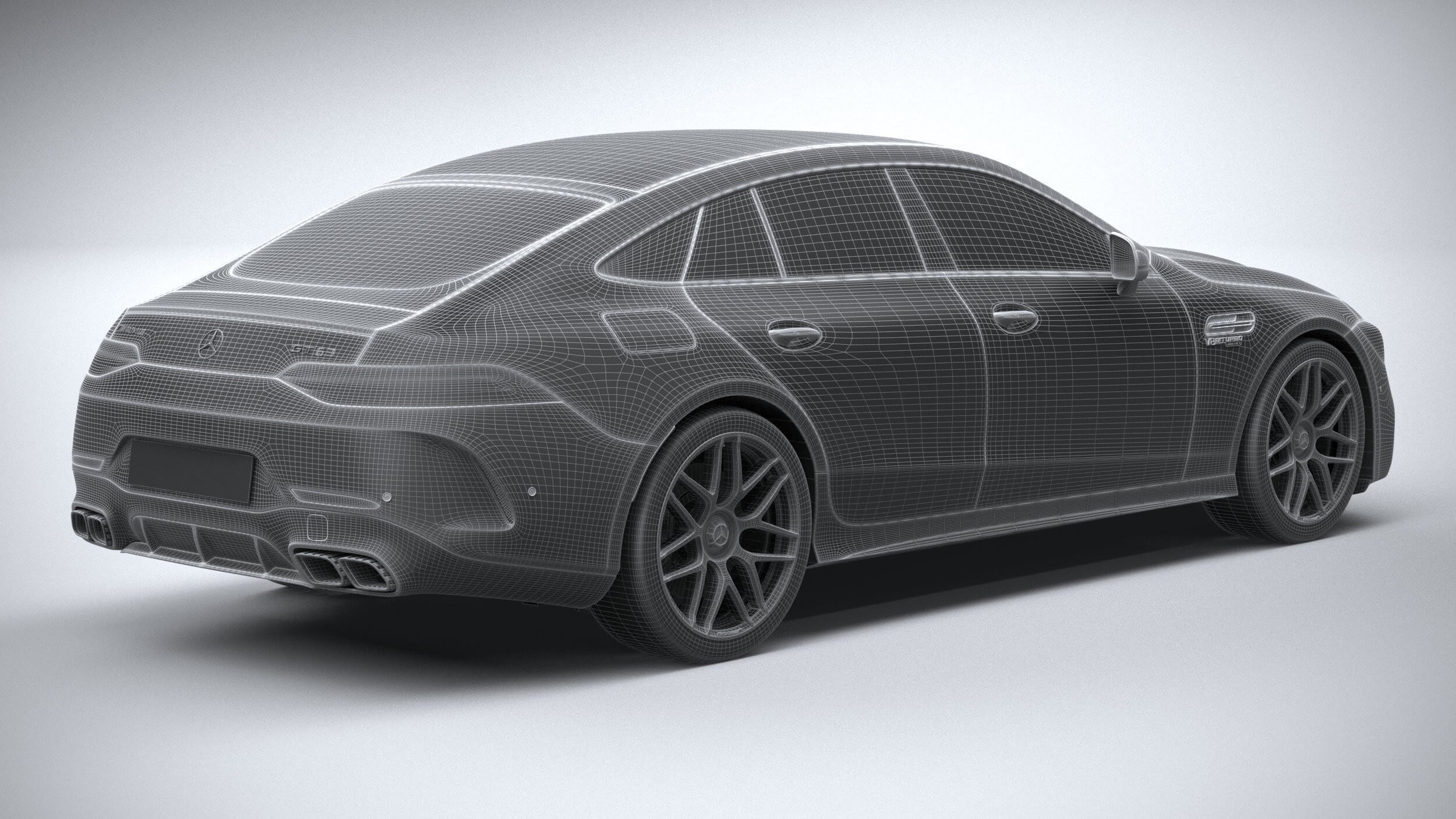 Mercedes-Benz AMG GT63 2023 3D Model by SQUIR