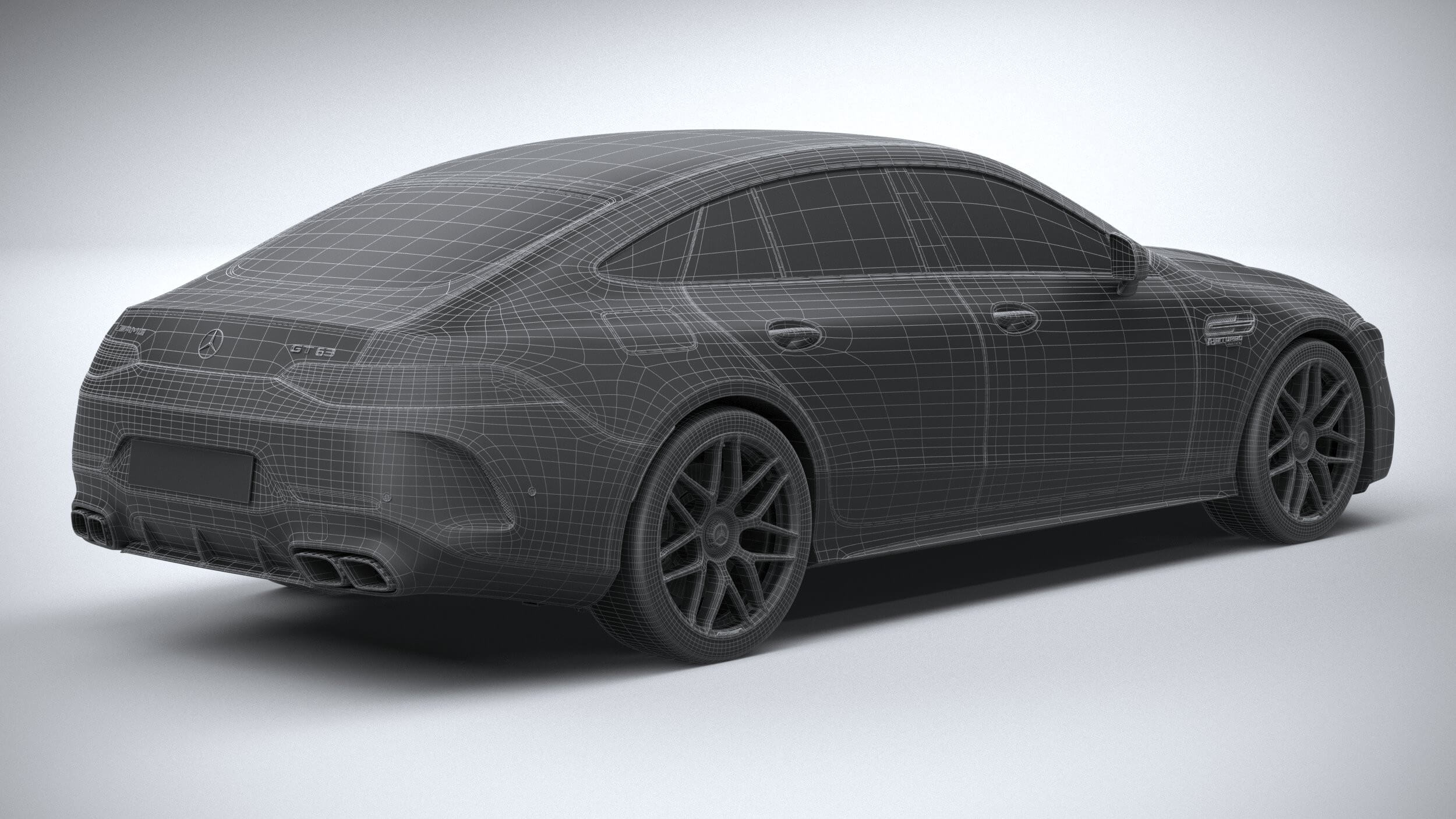 Mercedes-Benz AMG GT63 2023 3D Model by SQUIR