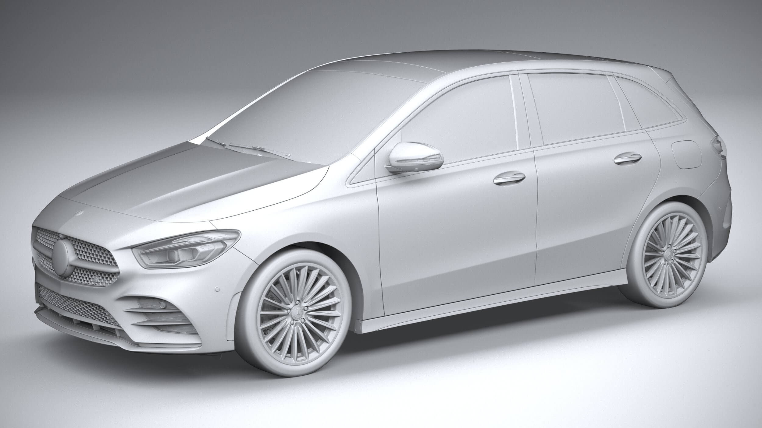 Mercedes-Benz B-Class AMG 2023 3D Model by SQUIR