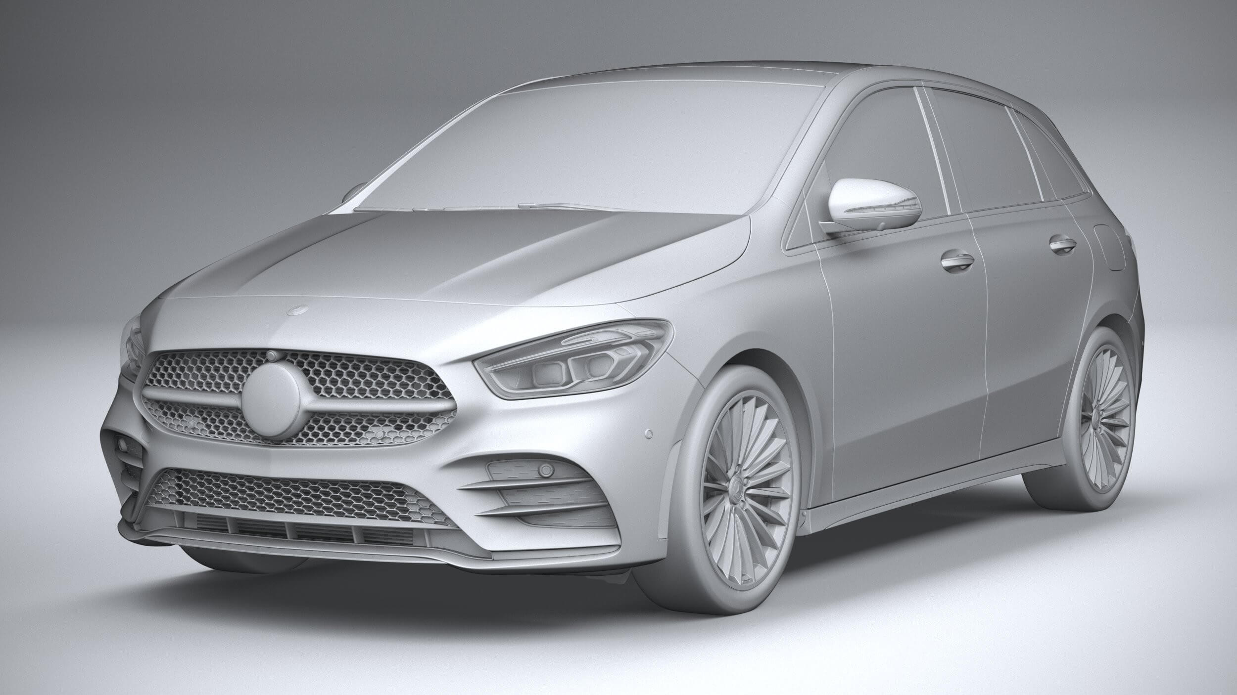Mercedes-Benz B-Class AMG 2023 3D Model by SQUIR
