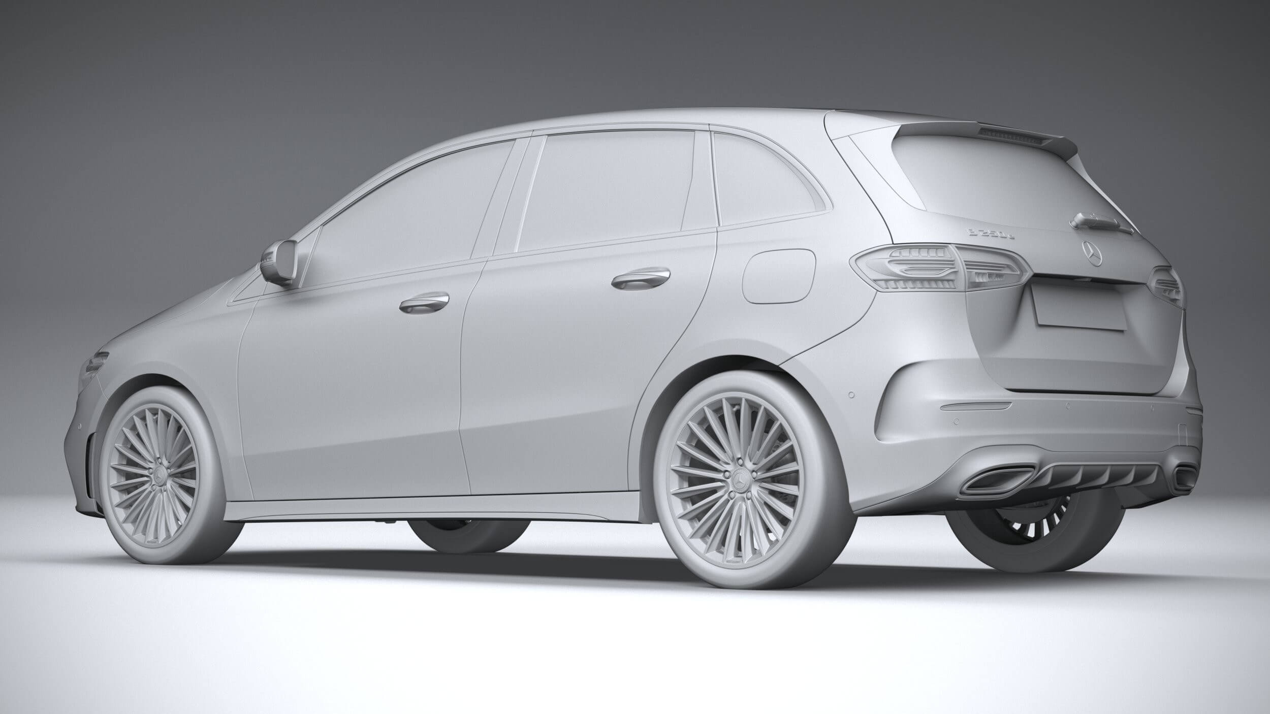 Mercedes-Benz B-Class AMG 2023 3D Model by SQUIR