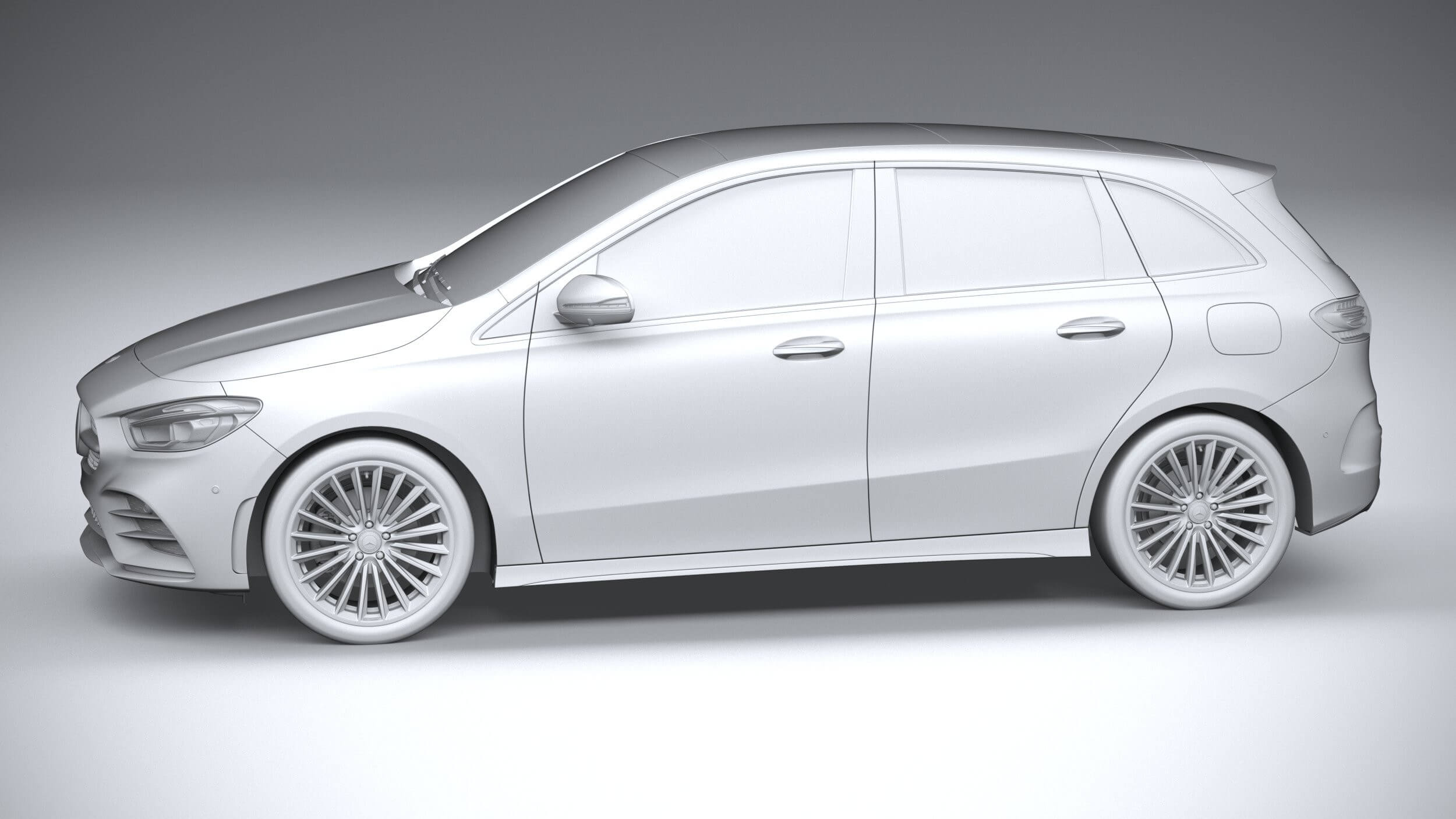 Mercedes-Benz B-Class AMG 2023 3D Model by SQUIR