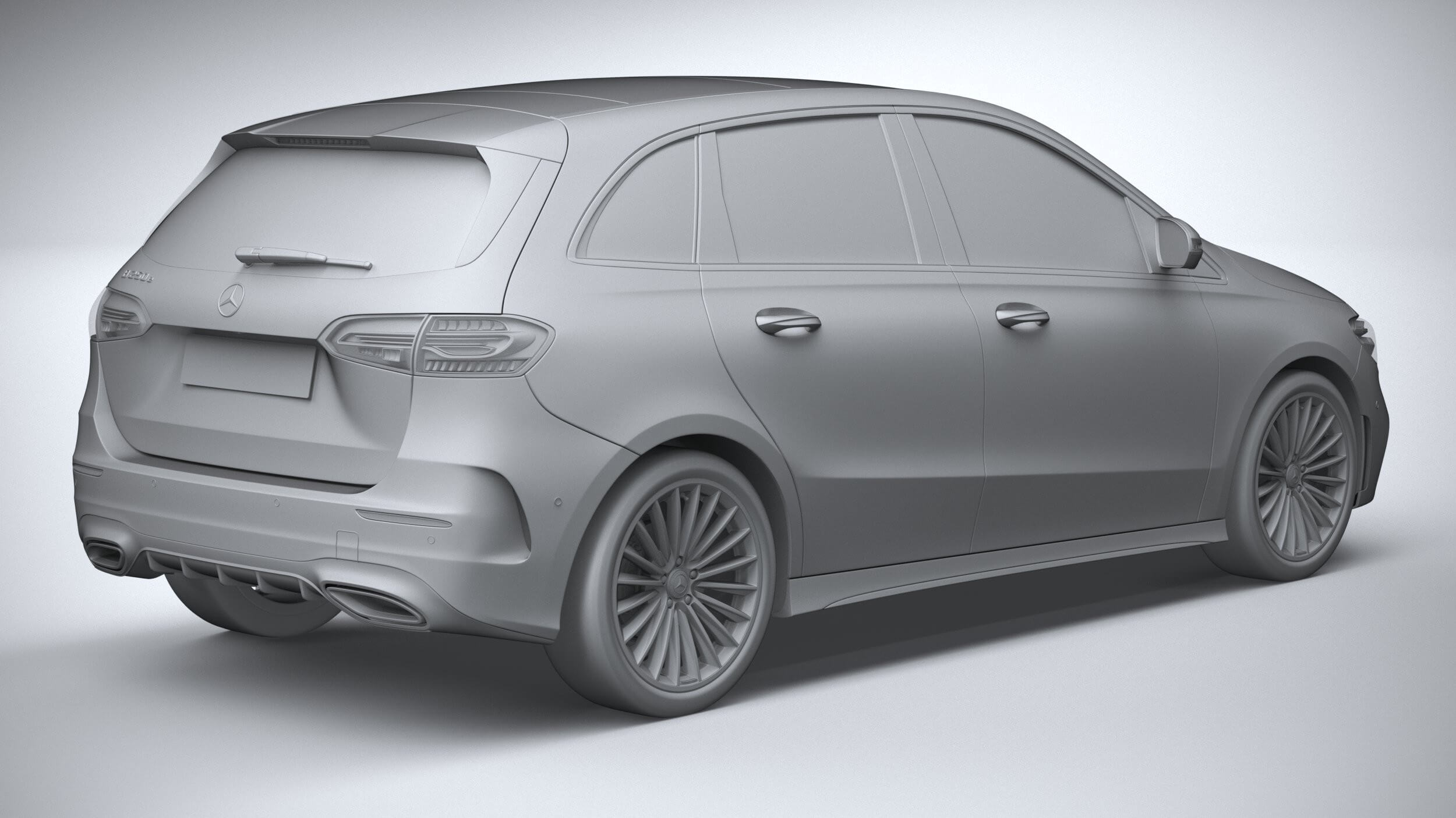 Mercedes-Benz B-Class AMG 2023 3D Model by SQUIR