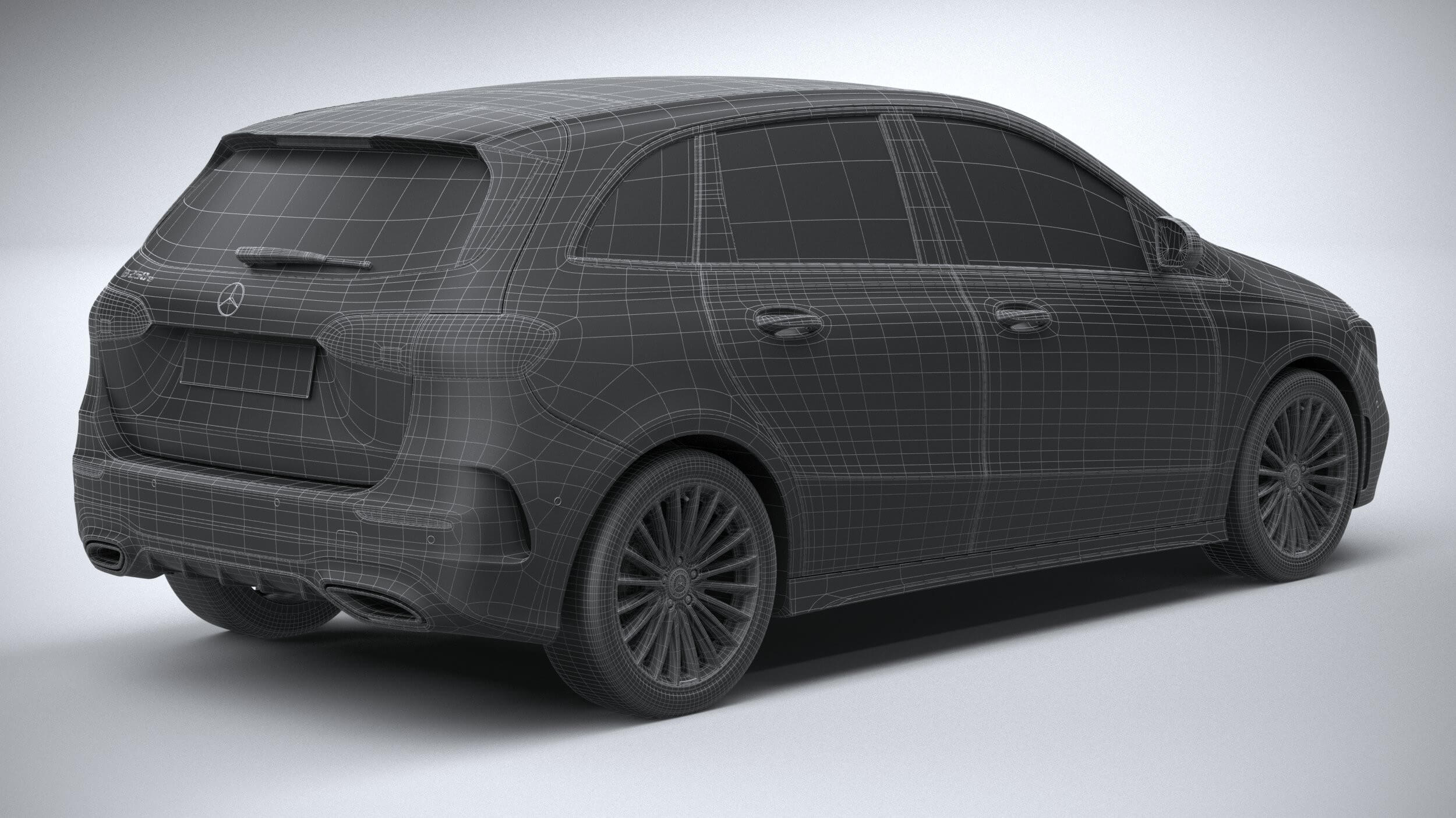 Mercedes-Benz B-Class AMG 2023 3D Model by SQUIR