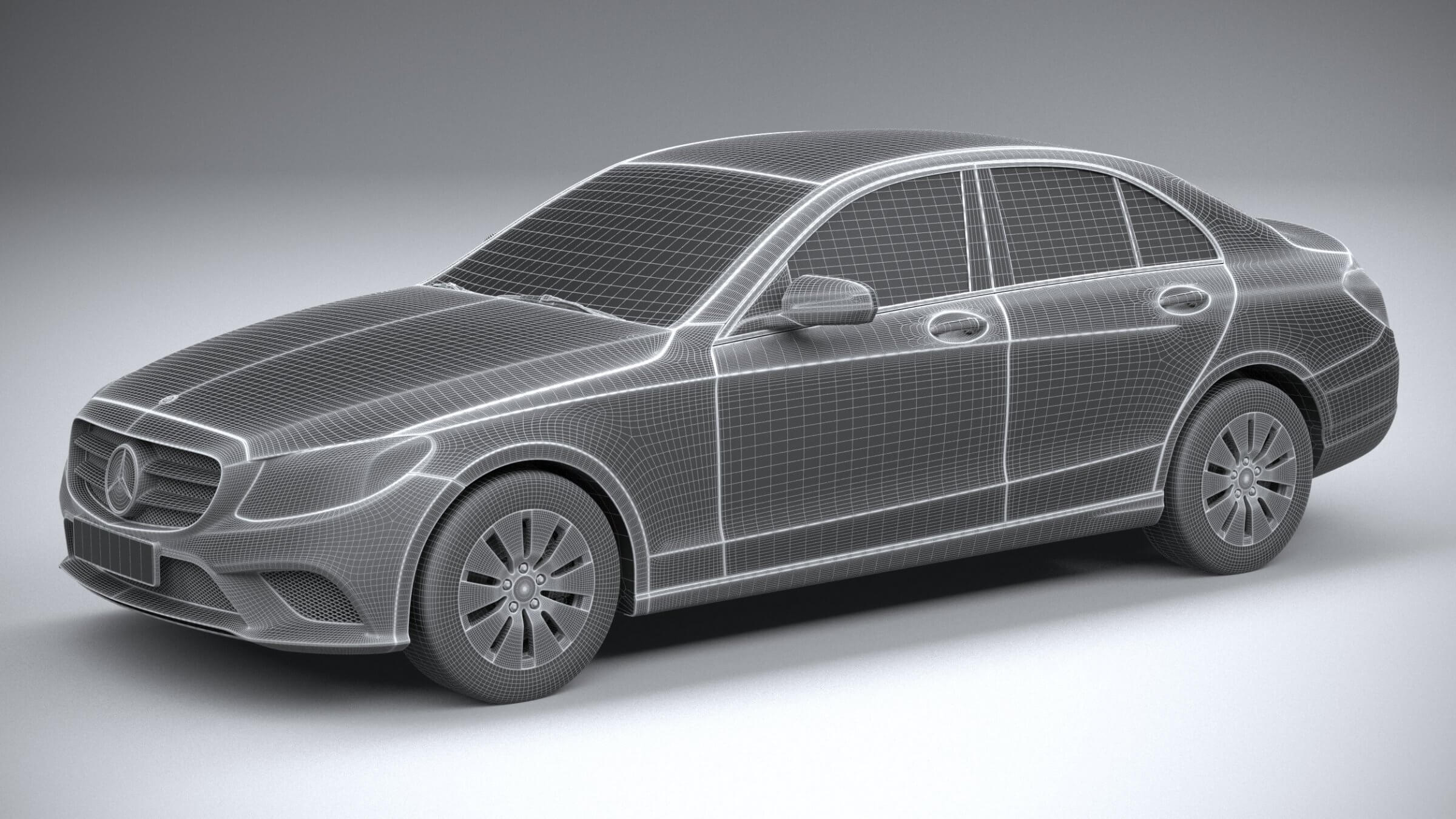 Mercedes-Benz C-class Basic 2020 3D Model by SQUIR