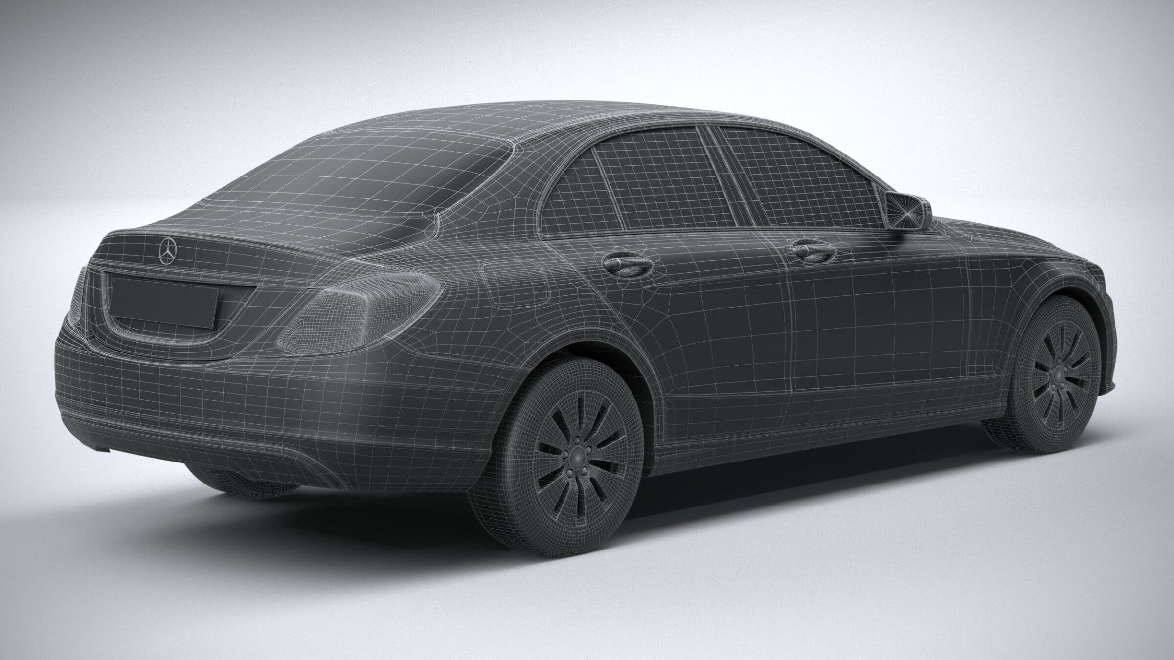 Mercedes-Benz C-class Basic 2020 3D Model by SQUIR