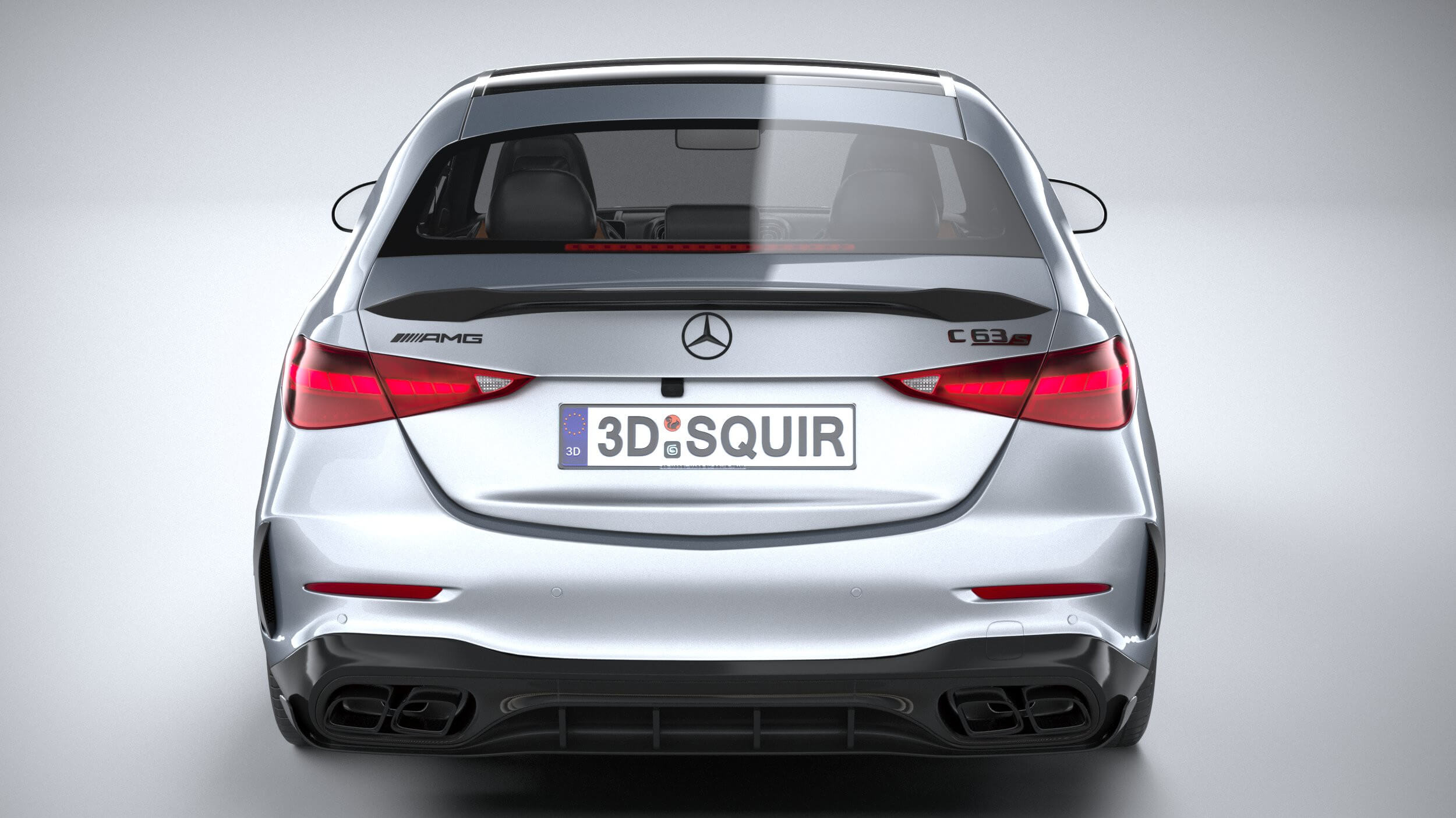 Mercedes-Benz C63S AMG E Performance 2023 3D Model by SQUIR