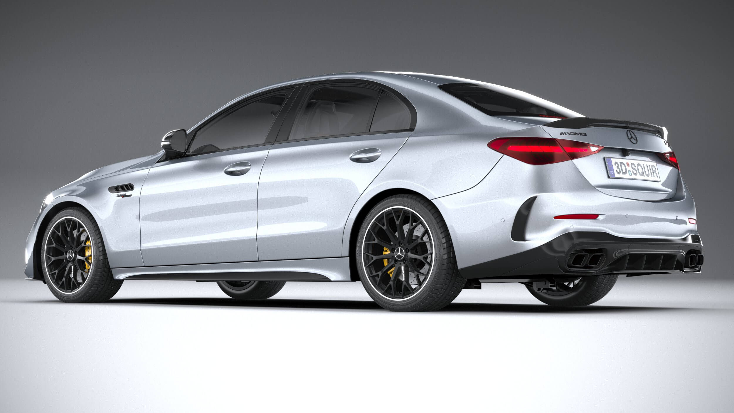 Mercedes-Benz C63S AMG E Performance 2023 3D Model by SQUIR