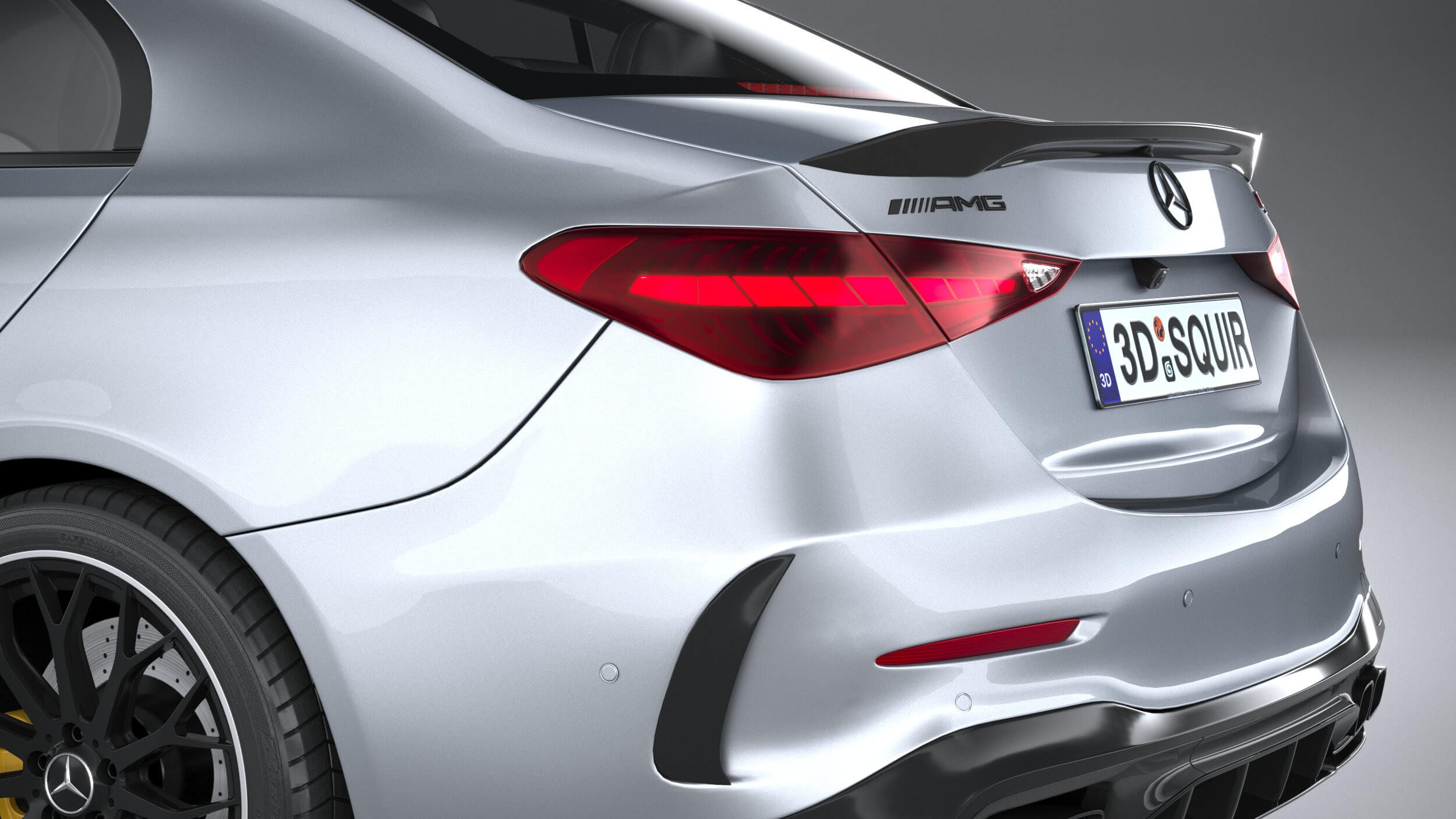 Mercedes-Benz C63S AMG E Performance 2023 3D Model by SQUIR