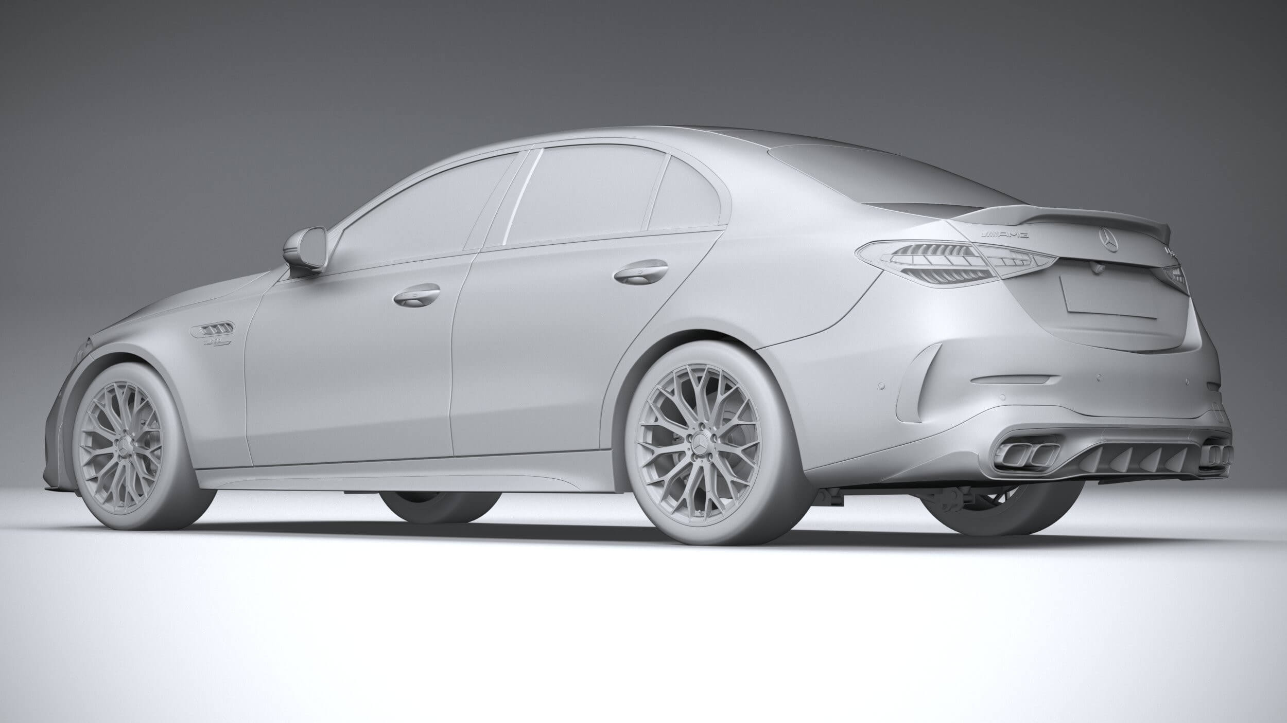 Mercedes-Benz C63S AMG E Performance 2023 3D Model by SQUIR