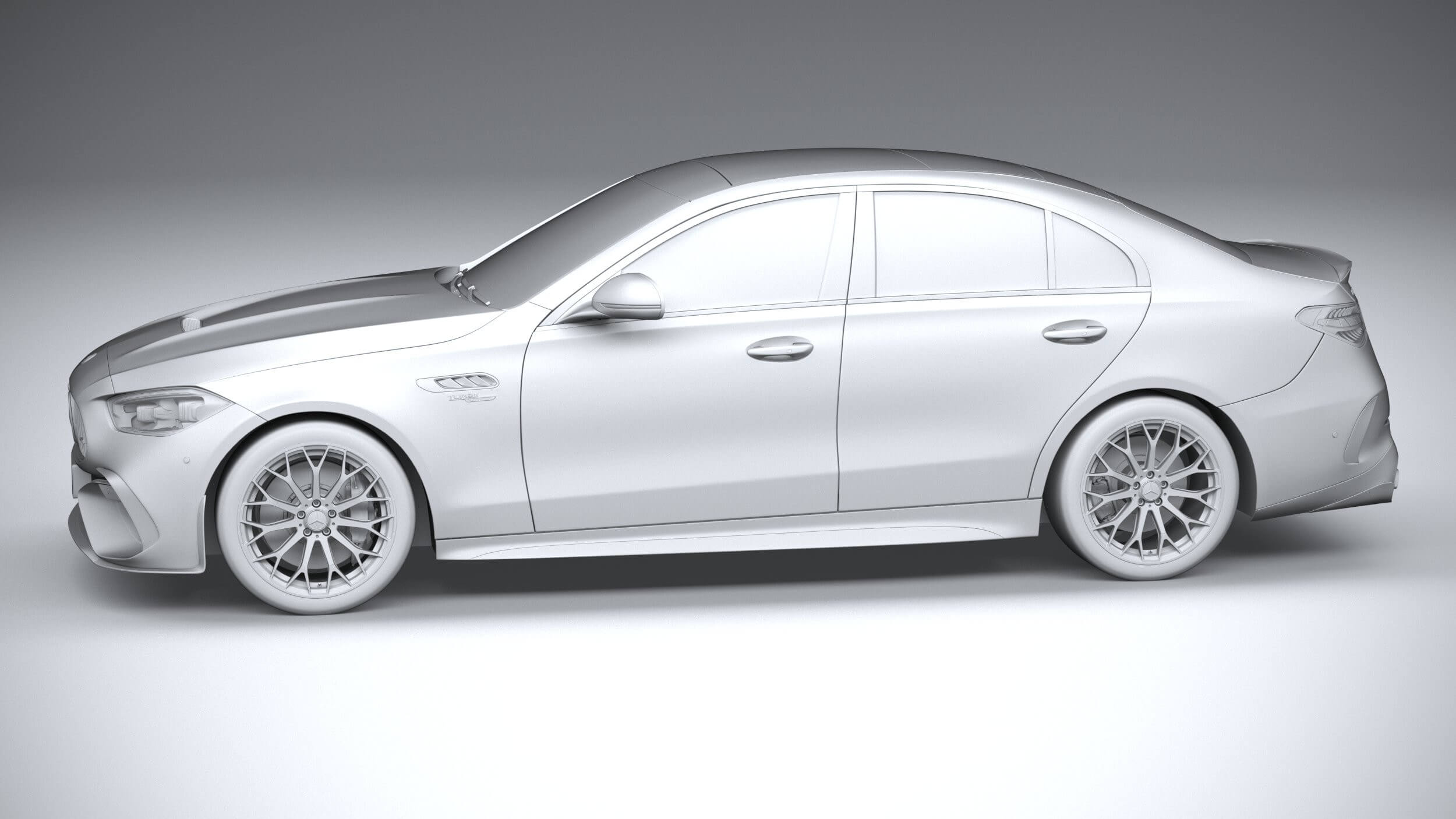 Mercedes-Benz C63S AMG E Performance 2023 3D Model by SQUIR