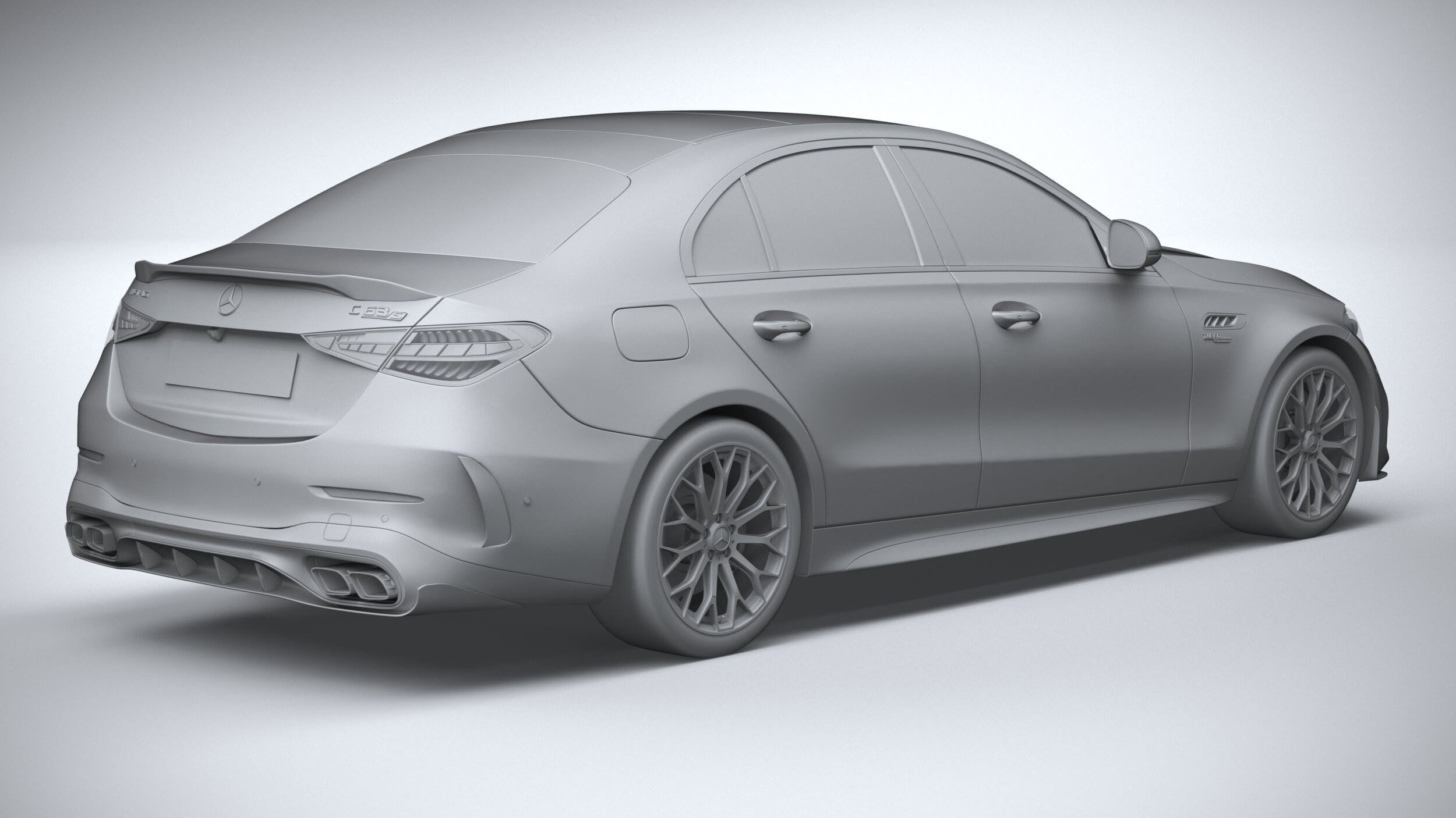 Mercedes-Benz C63S AMG E Performance 2023 3D Model by SQUIR