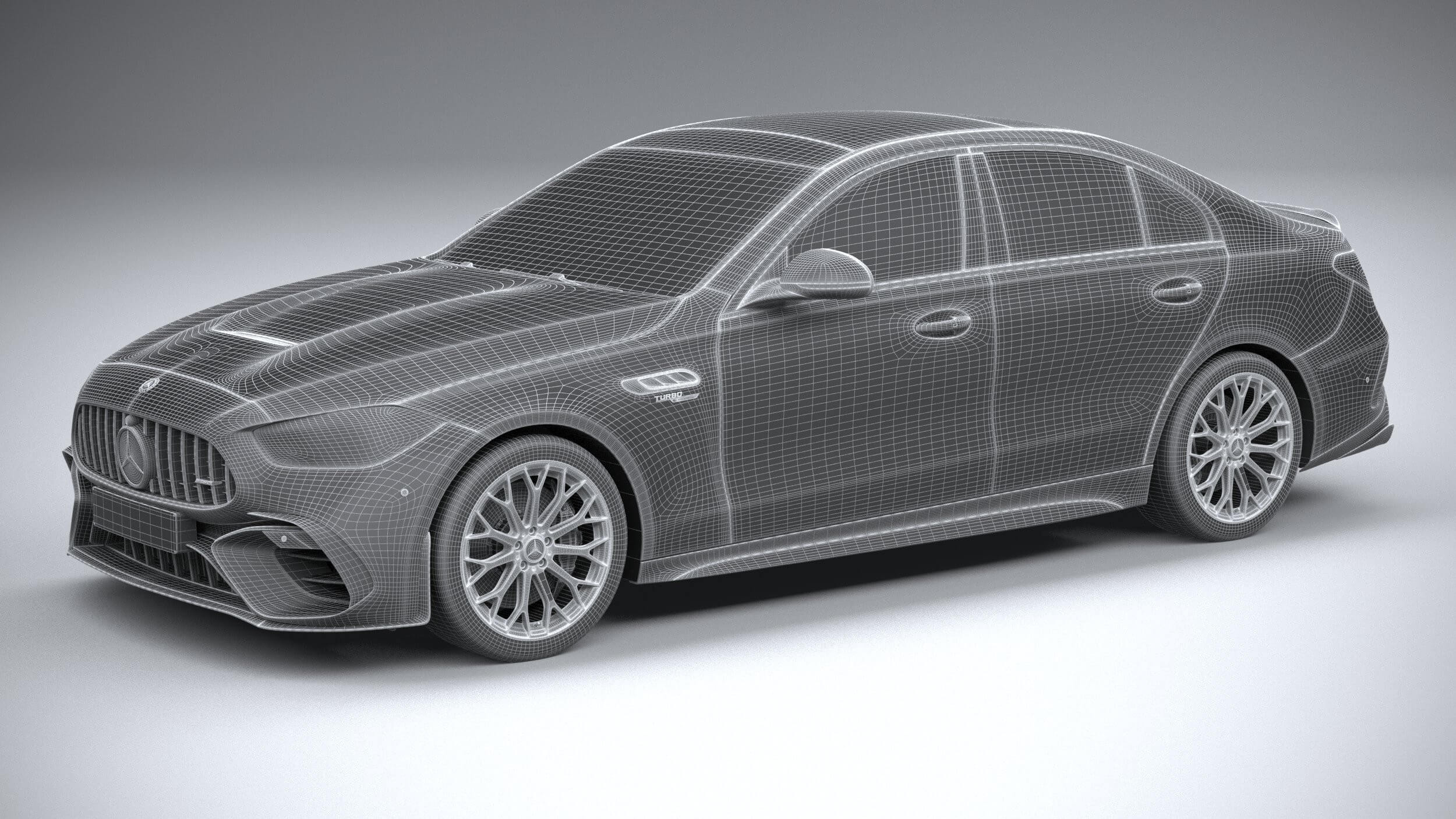 Mercedes-Benz C63S AMG E Performance 2023 3D Model by SQUIR