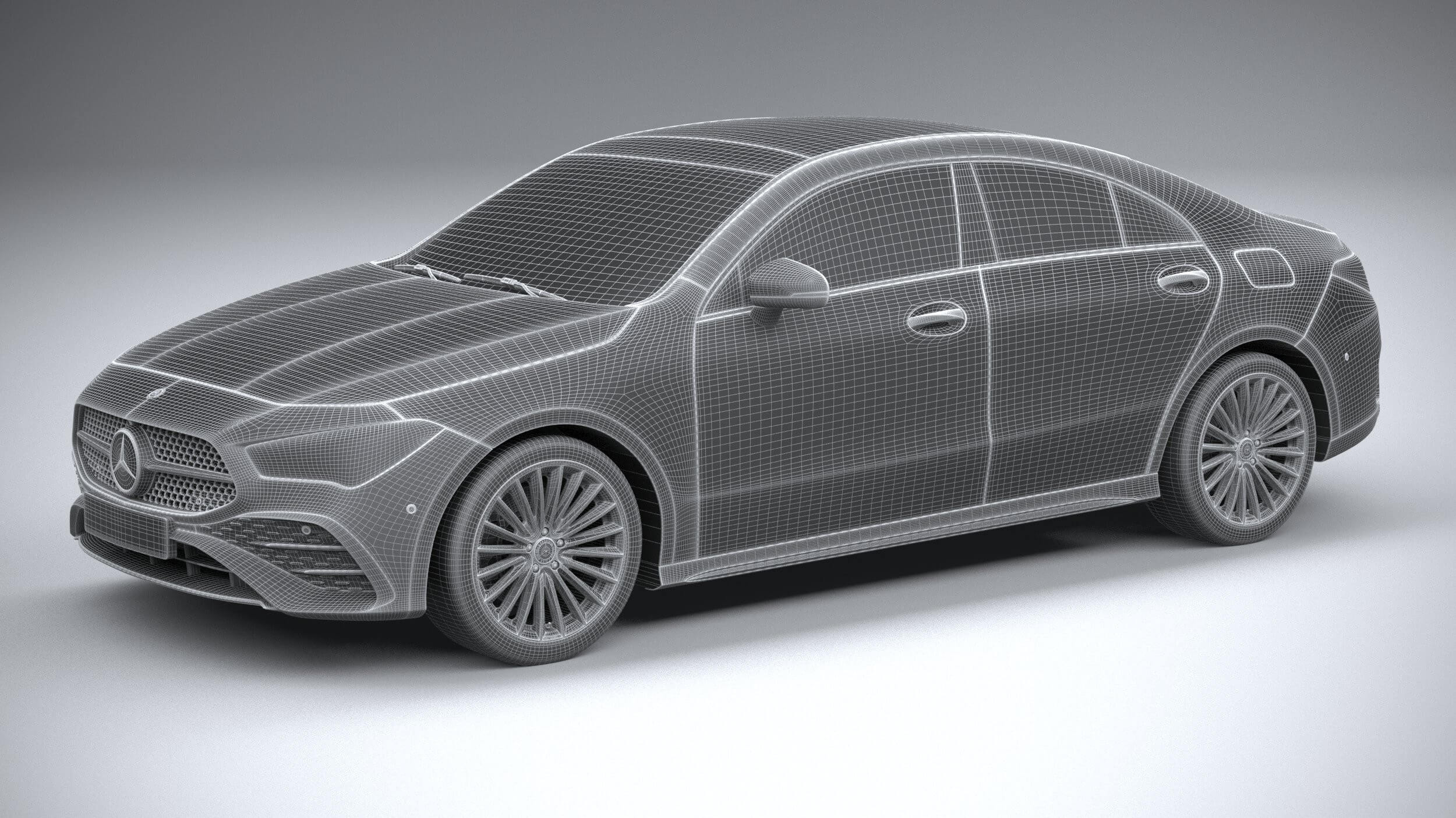 Mercedes-Benz CLA 2024 3D Model by SQUIR