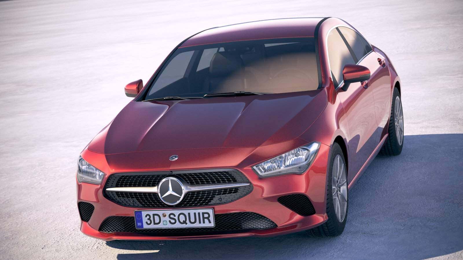 Mercedes-Benz CLA Basic 2020 3D Model by SQUIR