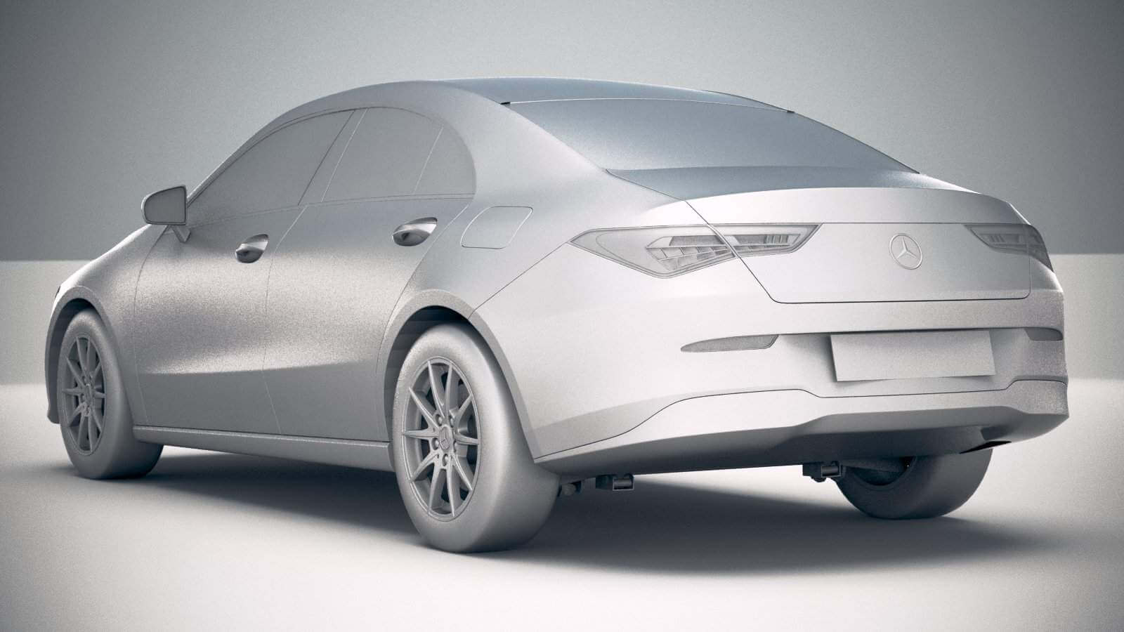 Mercedes-Benz CLA Basic 2020 3D Model by SQUIR