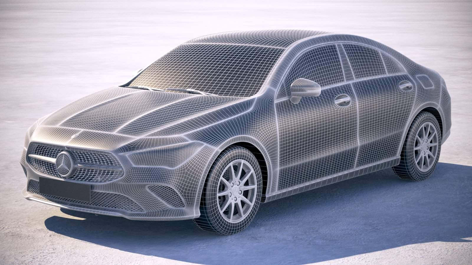 Mercedes-Benz CLA Basic 2020 3D Model by SQUIR