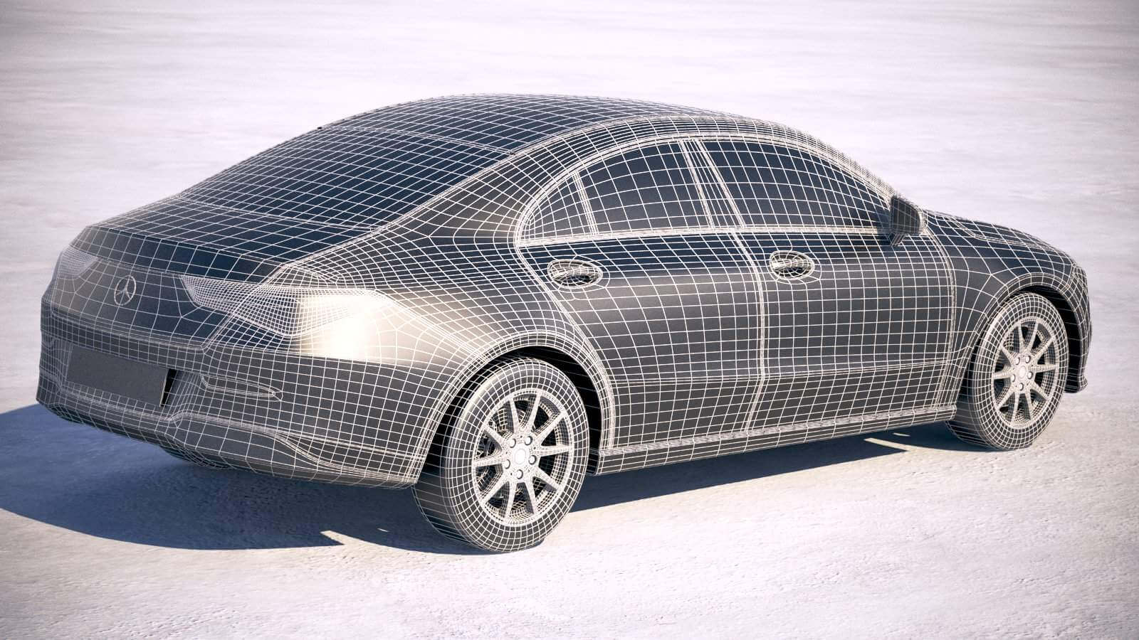 Mercedes-Benz CLA Basic 2020 3D Model by SQUIR