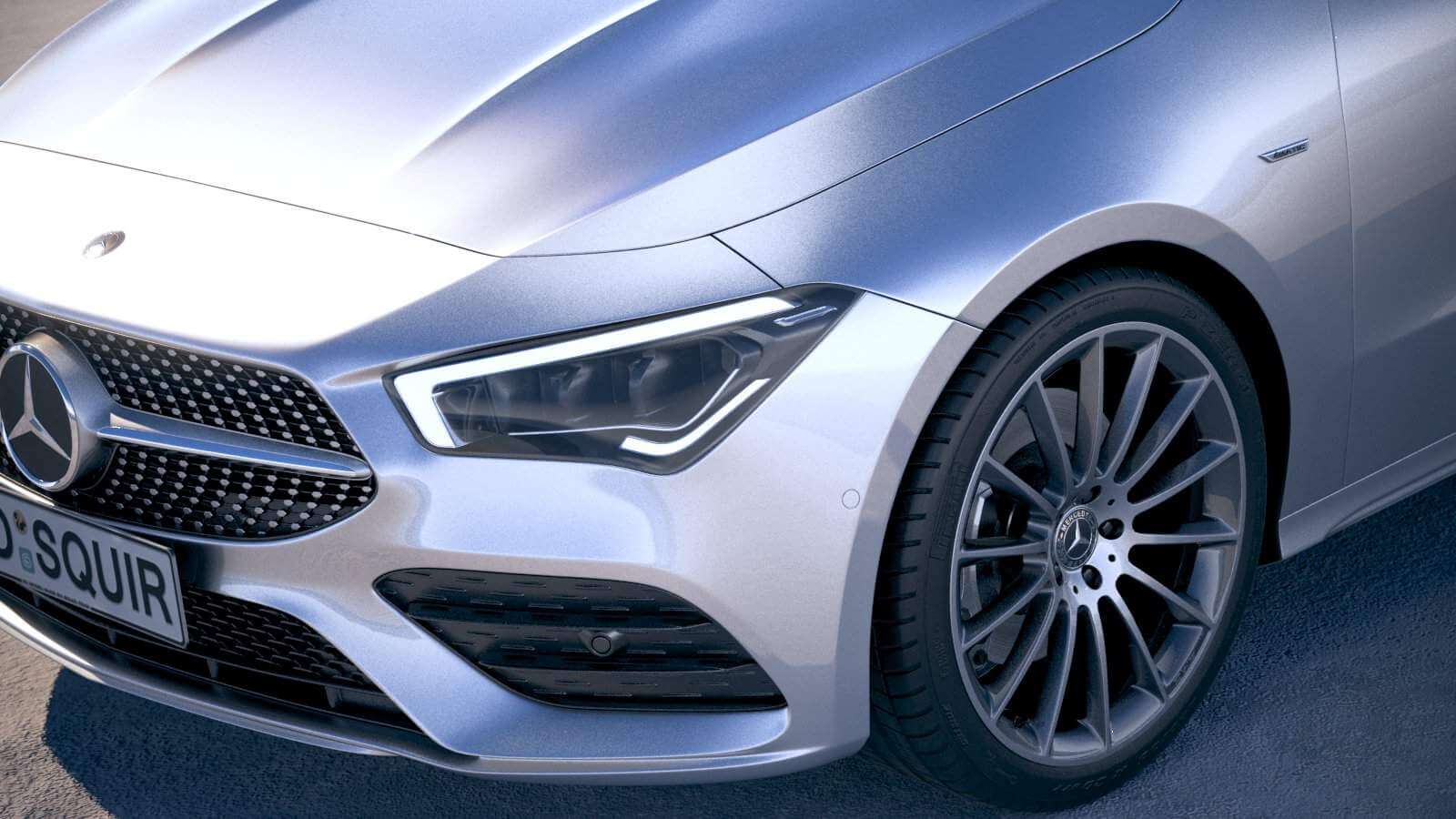 Mercedes-Benz CLA Shooting Brake 2020 3D Model by SQUIR